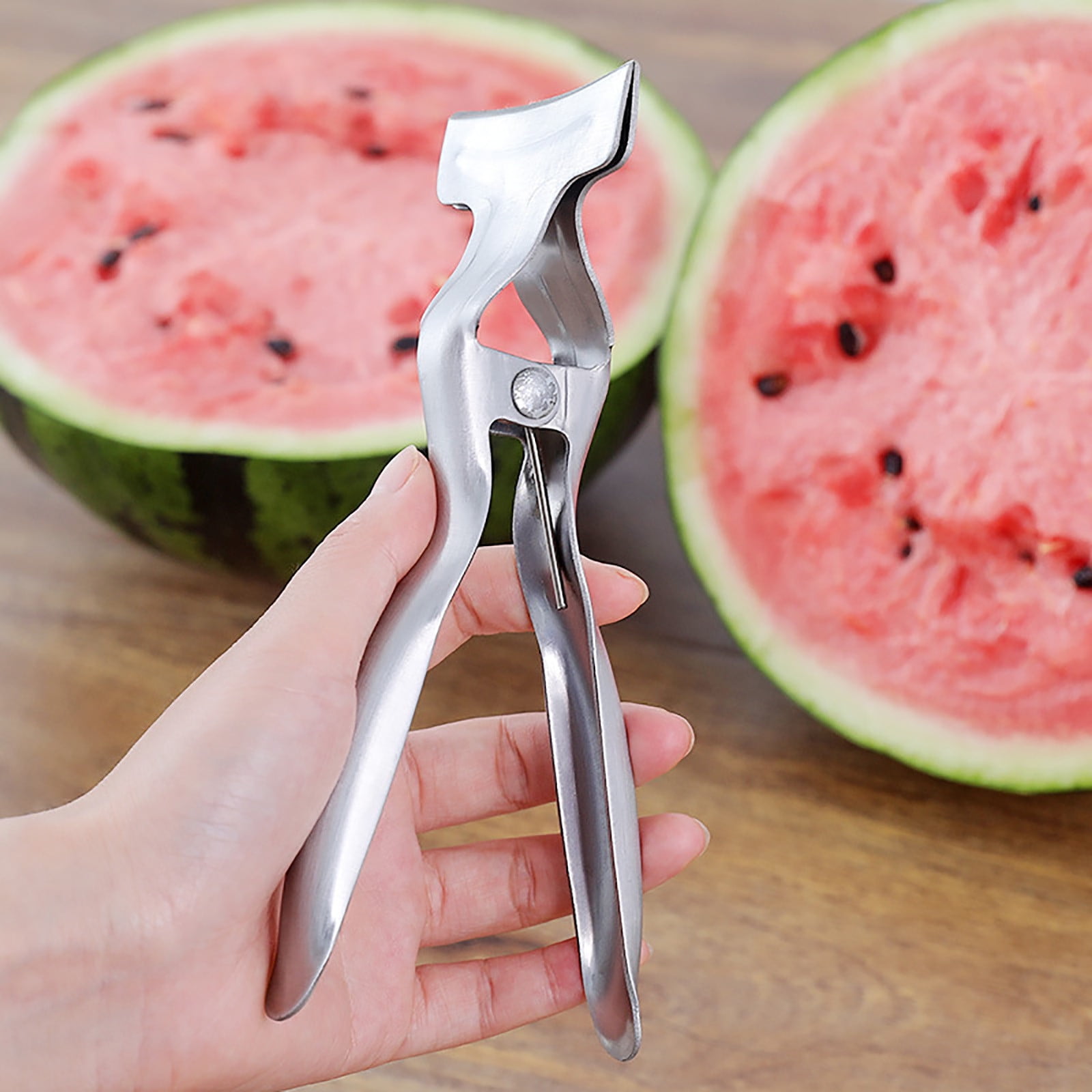 EGYMEN Stainless Steel Watermelon Opener, Half Splitter and Slicing ...