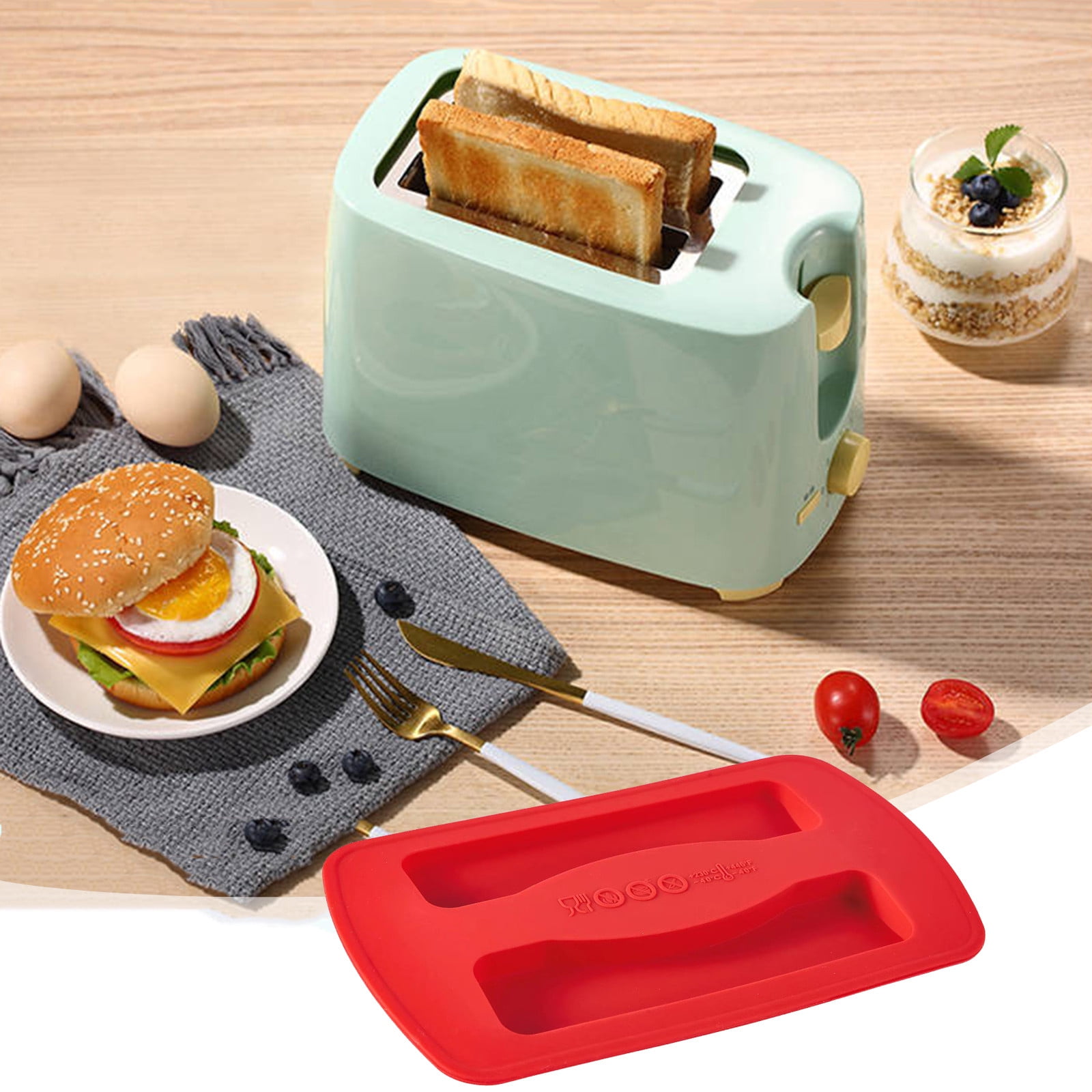 EGYMEN Toaster Cover, Silicone Toaster Protector with Multiple Color ...