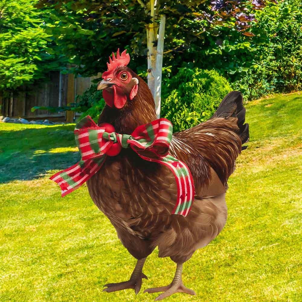 EGYMEN Tree Insert Metal Christmas Chicken Ground Plug Iron Garden ...