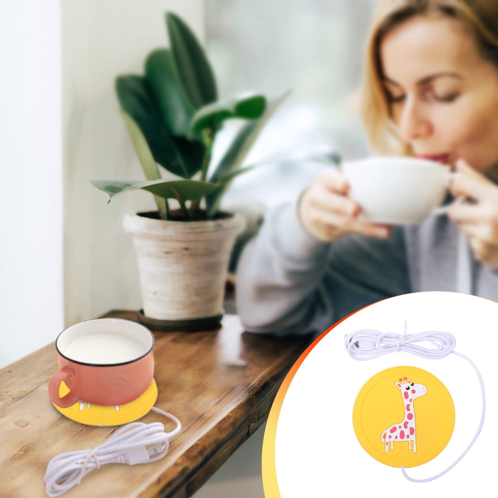 EGYMEN USB Heating Cup Warmer, Portable Beverage Warmer Pad, Constant ...