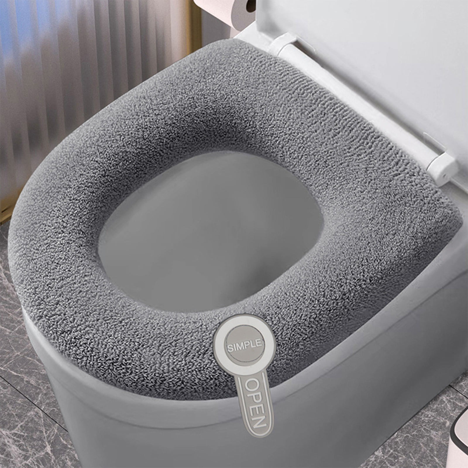 EGYMEN Universal Toilet Seat Cushion, Comfortable Toilet Seat Cover ...