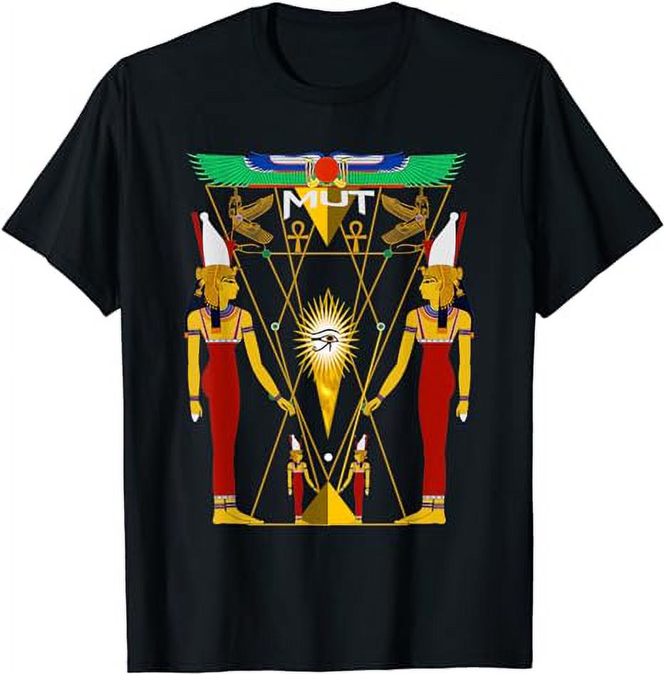 EGYPTIAN SACRED GEOMETRY Goddess Mut T-Shirt - Walmart.com