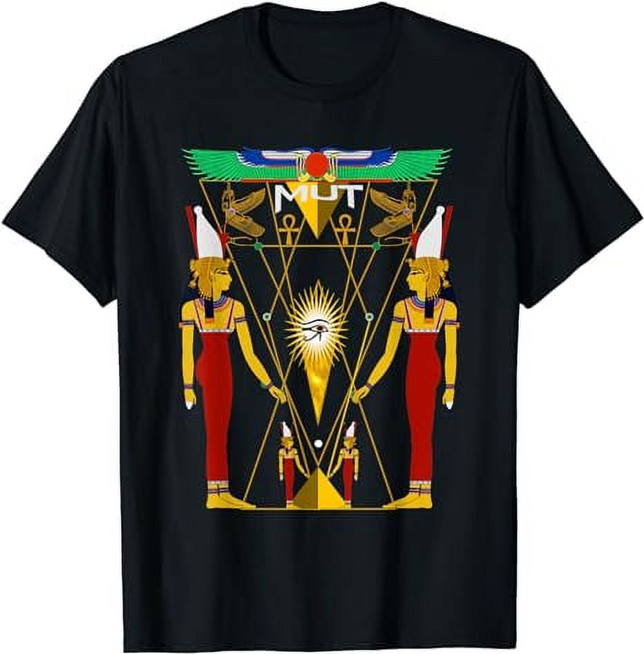 EGYPTIAN SACRED GEOMETRY Goddess Mut T-Shirt - Walmart.com
