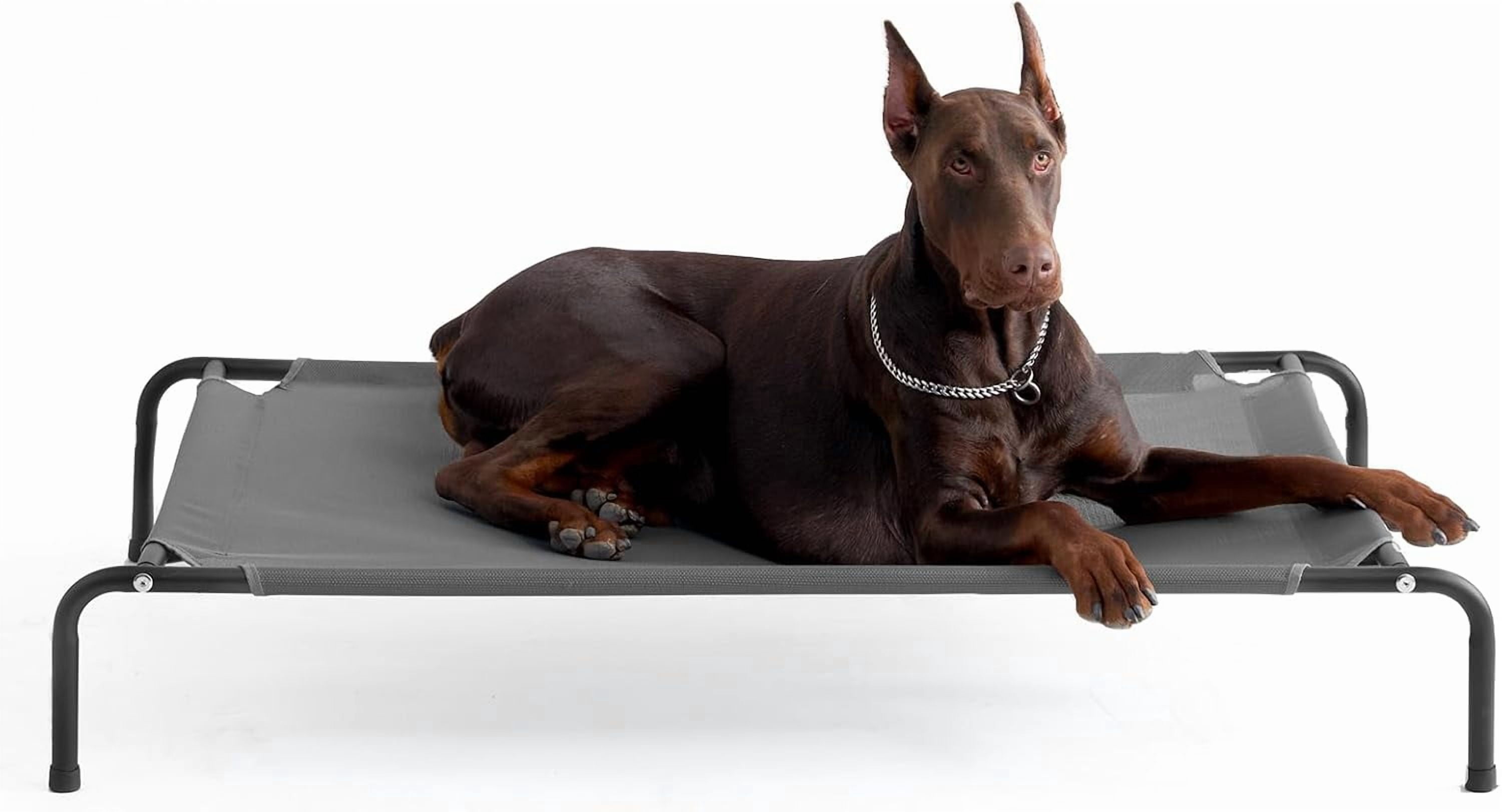 EHEYCIGA XXL Elevated Dog Cot Bed, Raised Outdoor Dog Hammock for Giant ...