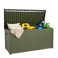 EHHLY 120 Gallon Outdoor Storage Box Large, Lockable Outside Storage ...