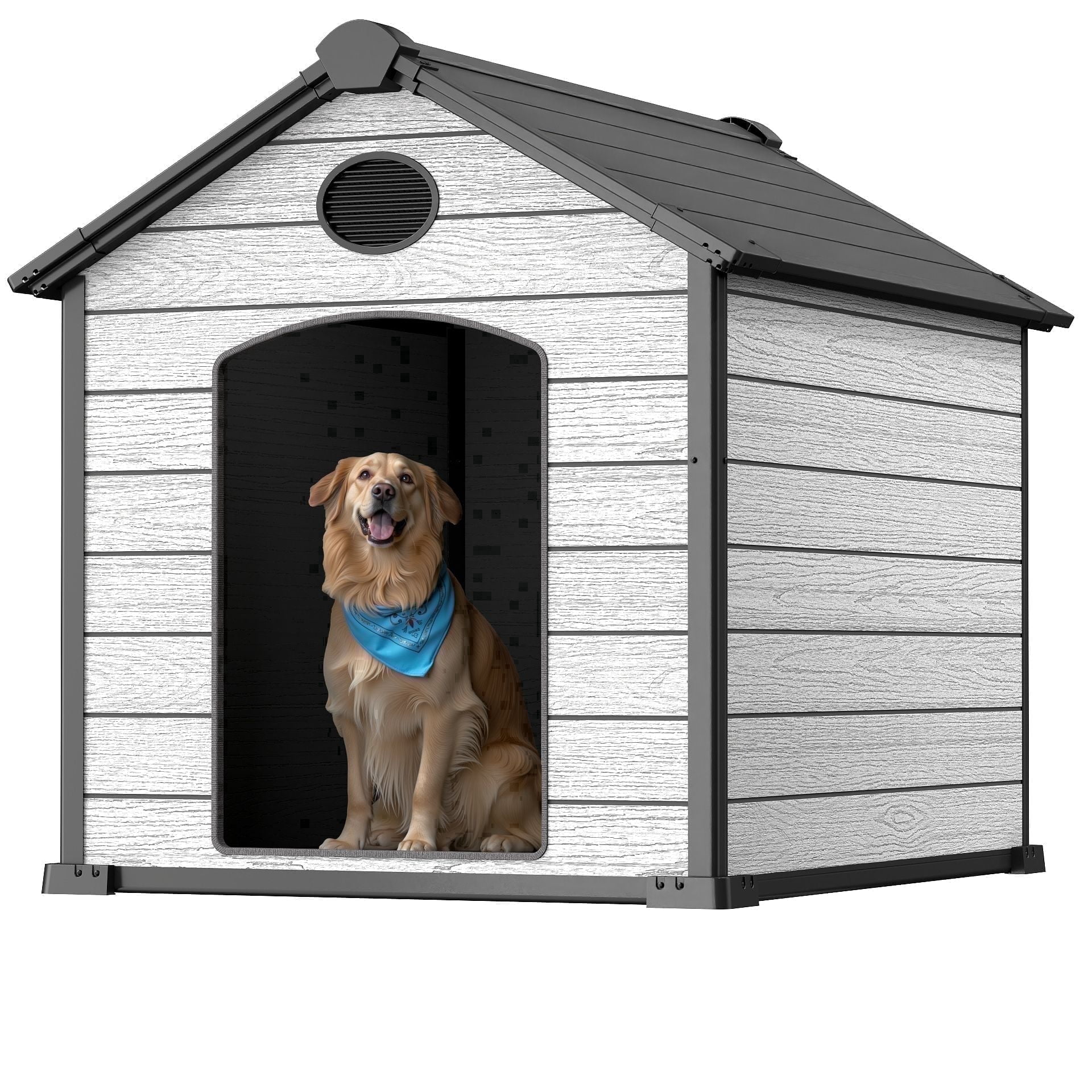 EHHLY 57" Extra Large Dog House Outdoor Weatherproof, 5XL Big Dog House ...