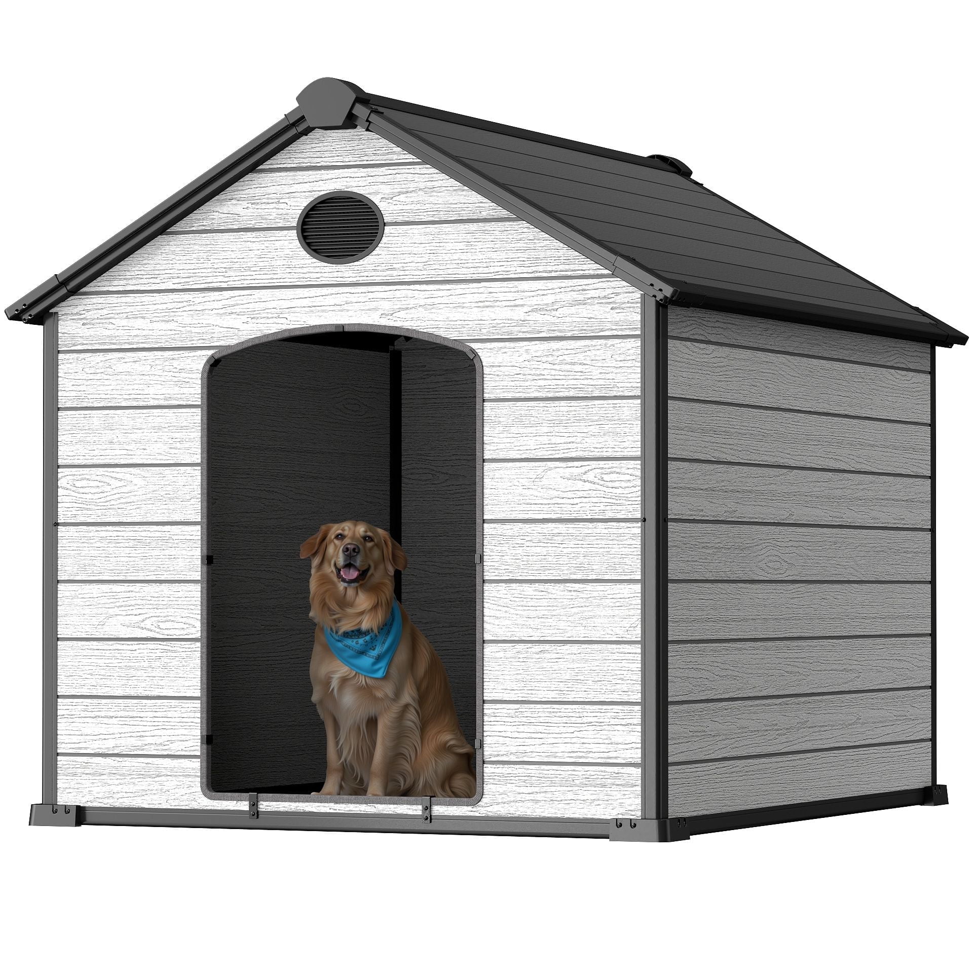 EHHLY 70" Extra Large Dog House Outdoor Weatherproof, 8XL Big Dog House ...