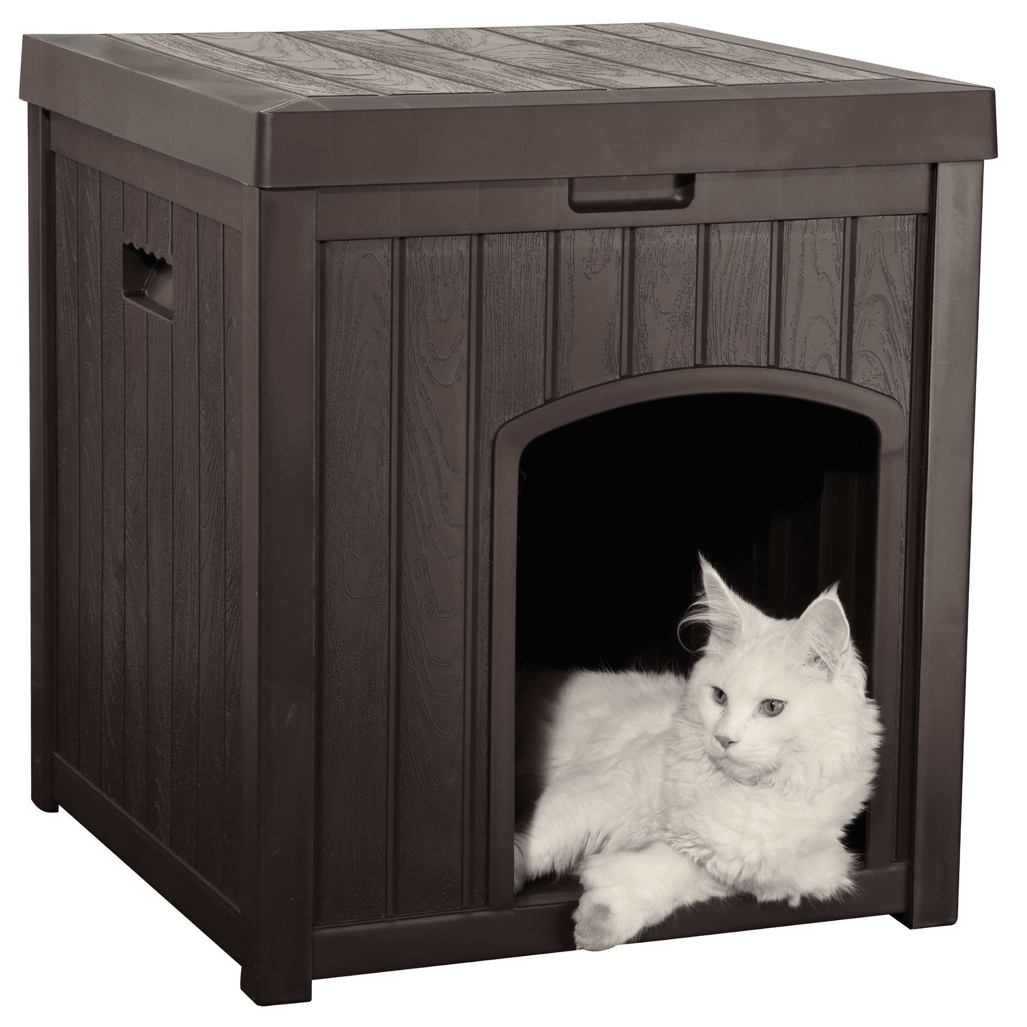 EHHLY Outdoor Cat House Waterproof, Outside Multiple Feral Cat Houses ...