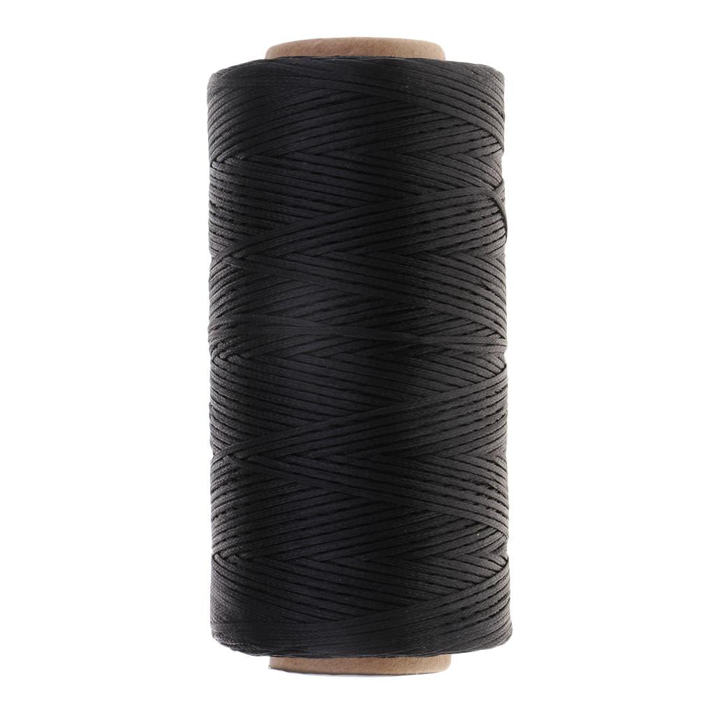 EHJRE 1 Roll 200m 210D Flat Waxed Polyester Thread for DIY Leather ...