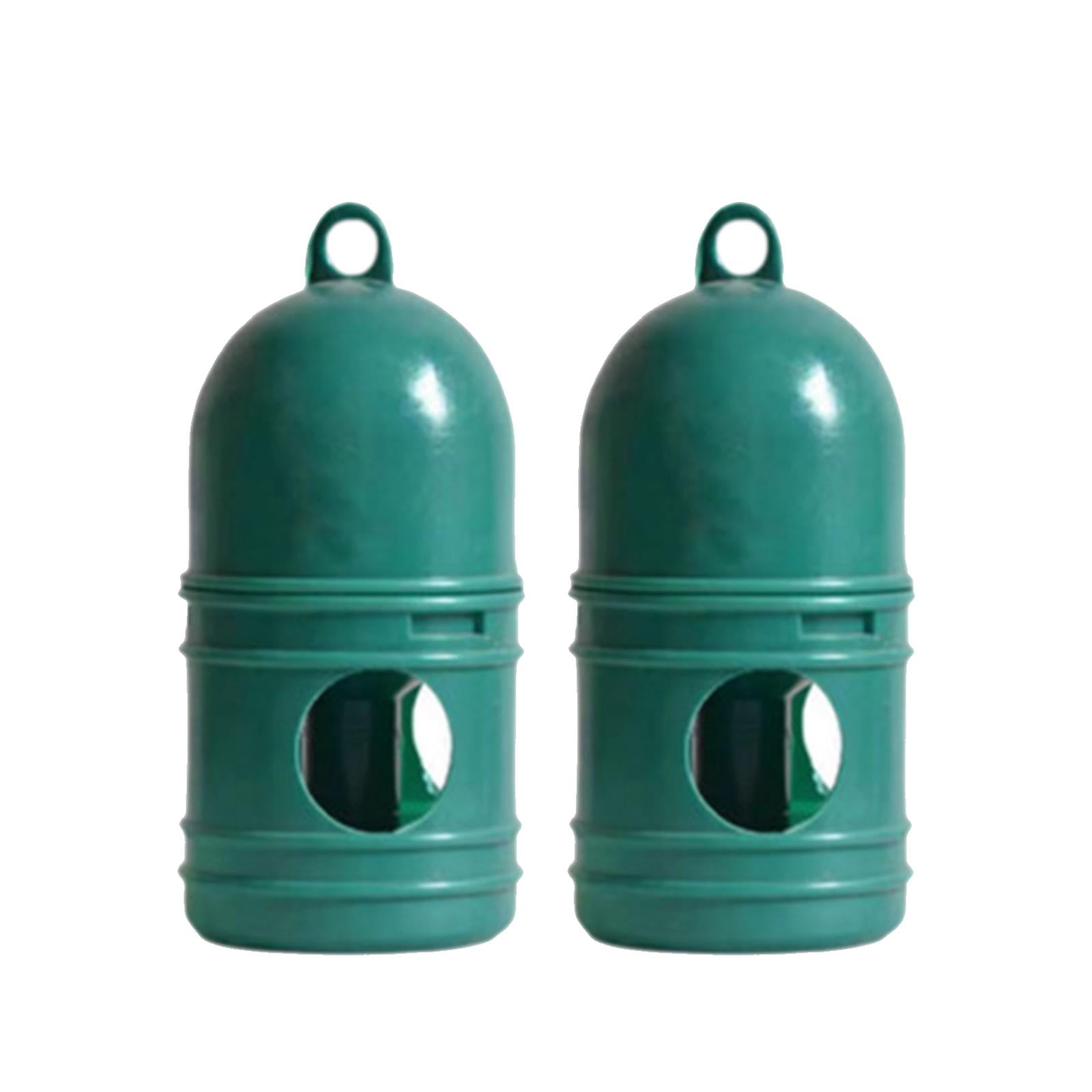EHJRE 2 Pieces Bird Water Drinker Pigeon Water Dispenser Bird Cage ...