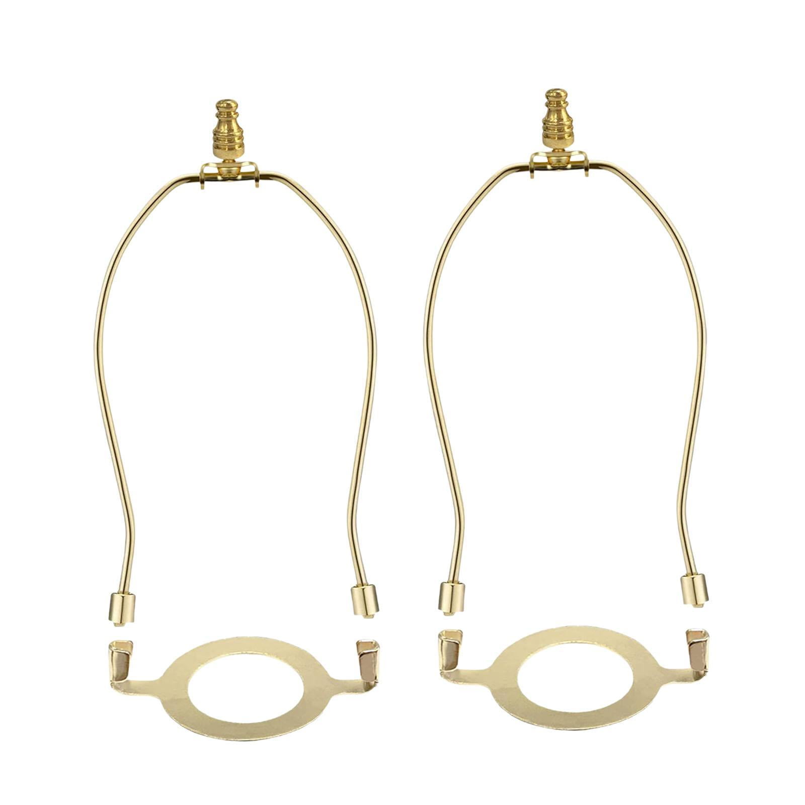 EHJRE 2 Pieces Lampshade Harp Saddle Light Base E26 Hardware Parts ...