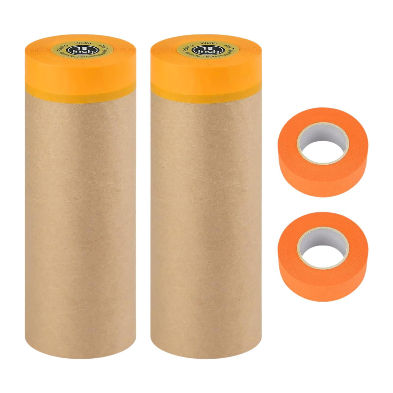 EHJRE 2 Pieces Painting Drop Films Painter Dust Protection Pre Taped ...