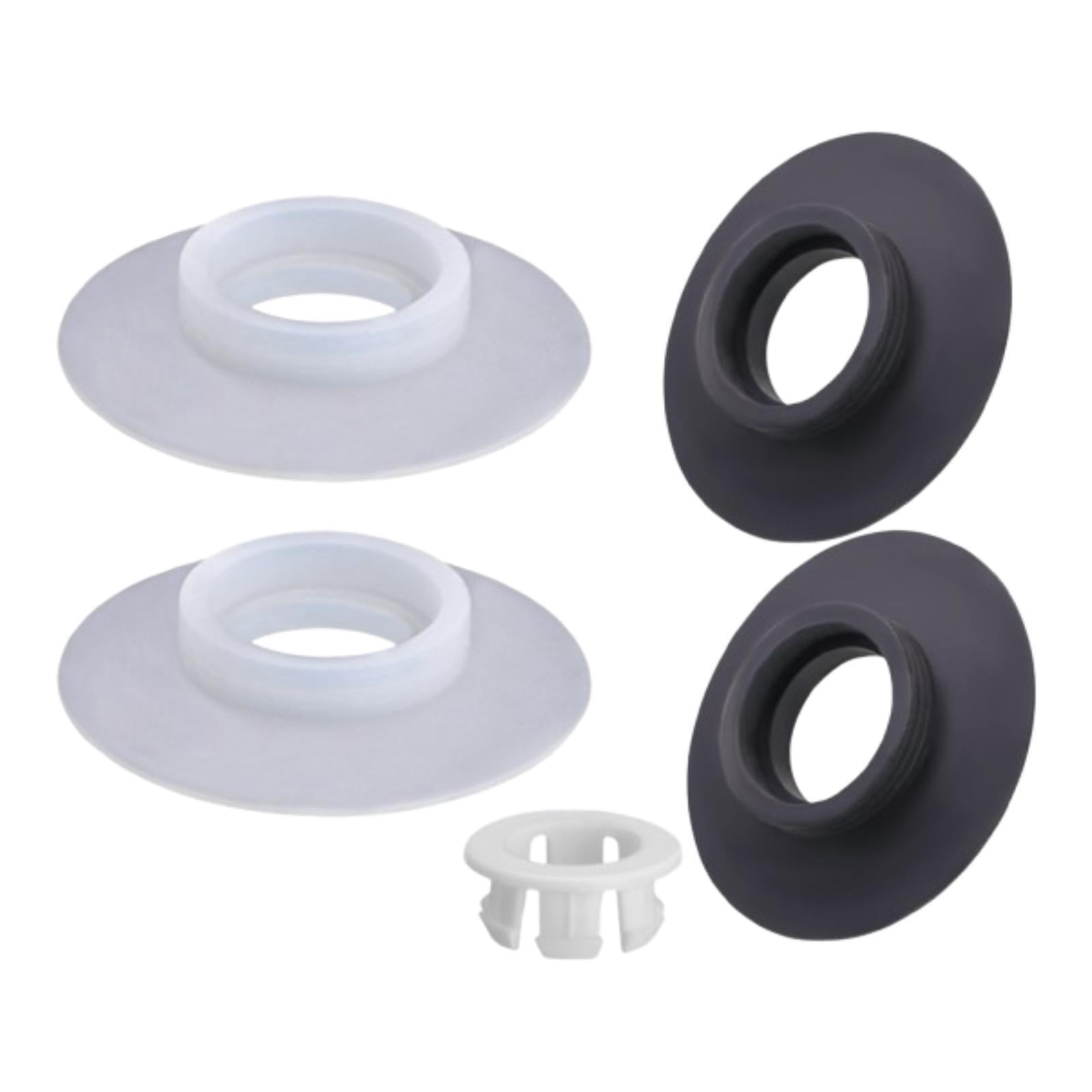 EHJRE 2 Set Flush Valve Washer & Clip Diaphragm for Shanks Black ...