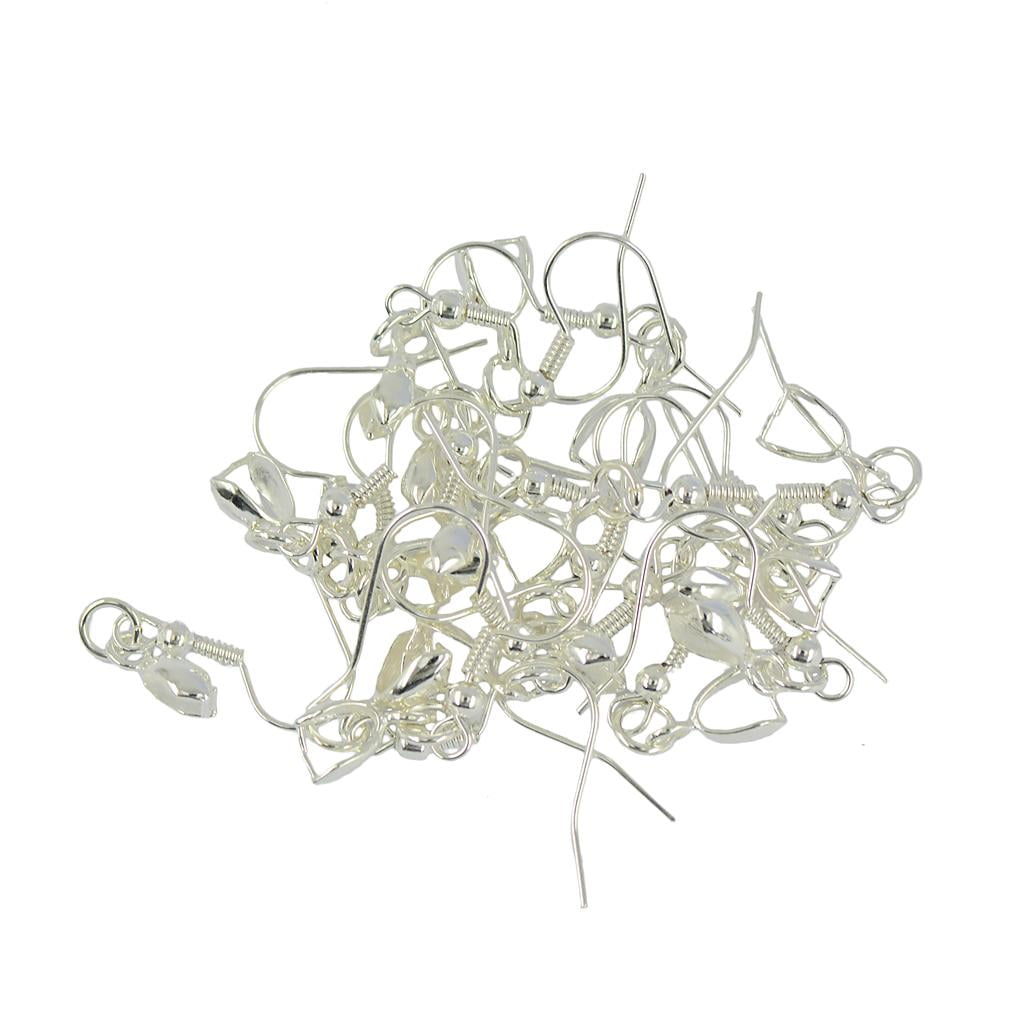 EHJRE 20pcs Alloy French Ear wire Earring Bail Hook Pinch Jewelry DIY ...