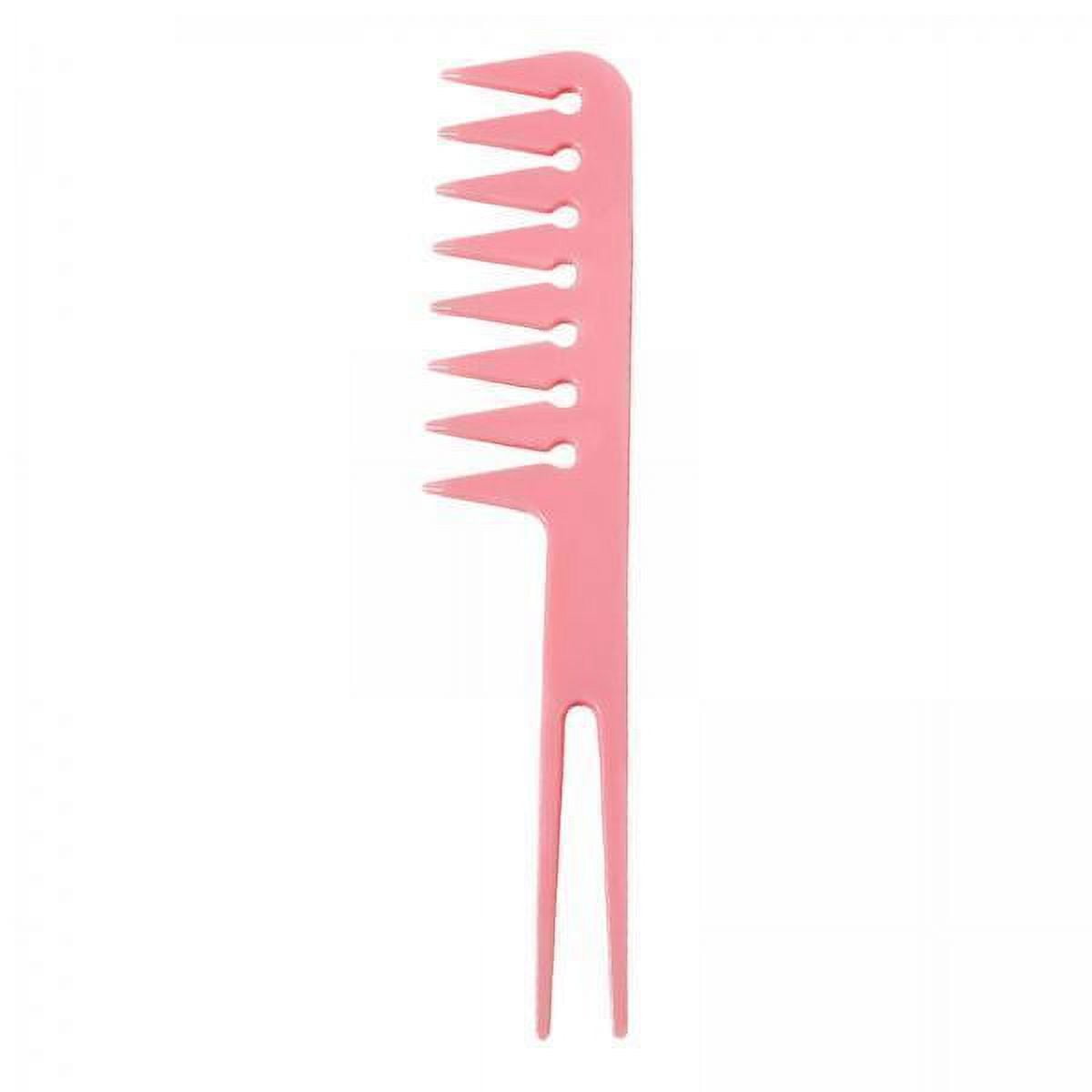 EHJRE 2xShaping Wet Pick Wide Tooth Styling Comb Fantail Comb Smooth ...