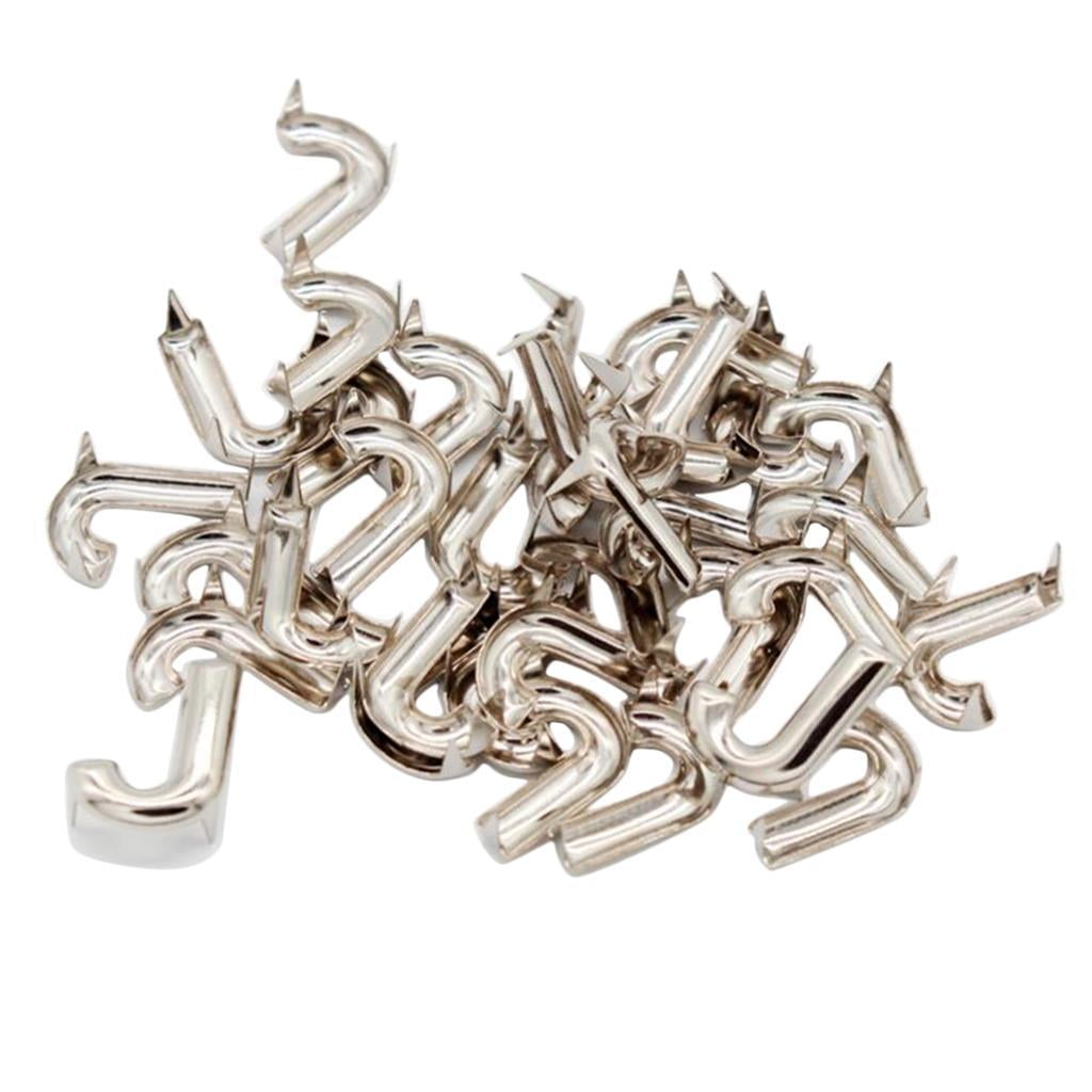 EHJRE 30 Pcs Letters Rivets Metal DIY Studs Rivets Studs Metal Rivets ...