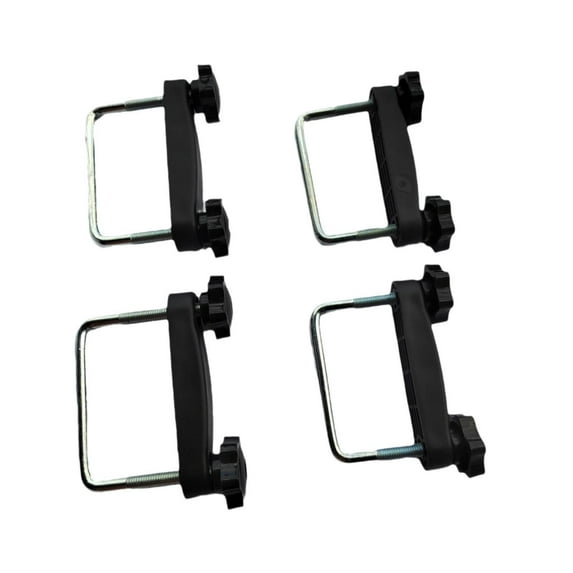 EHJRE 4Pcs Generic U Bolt Roof Rack Clamps Luggage Frame Retainer Clip ...
