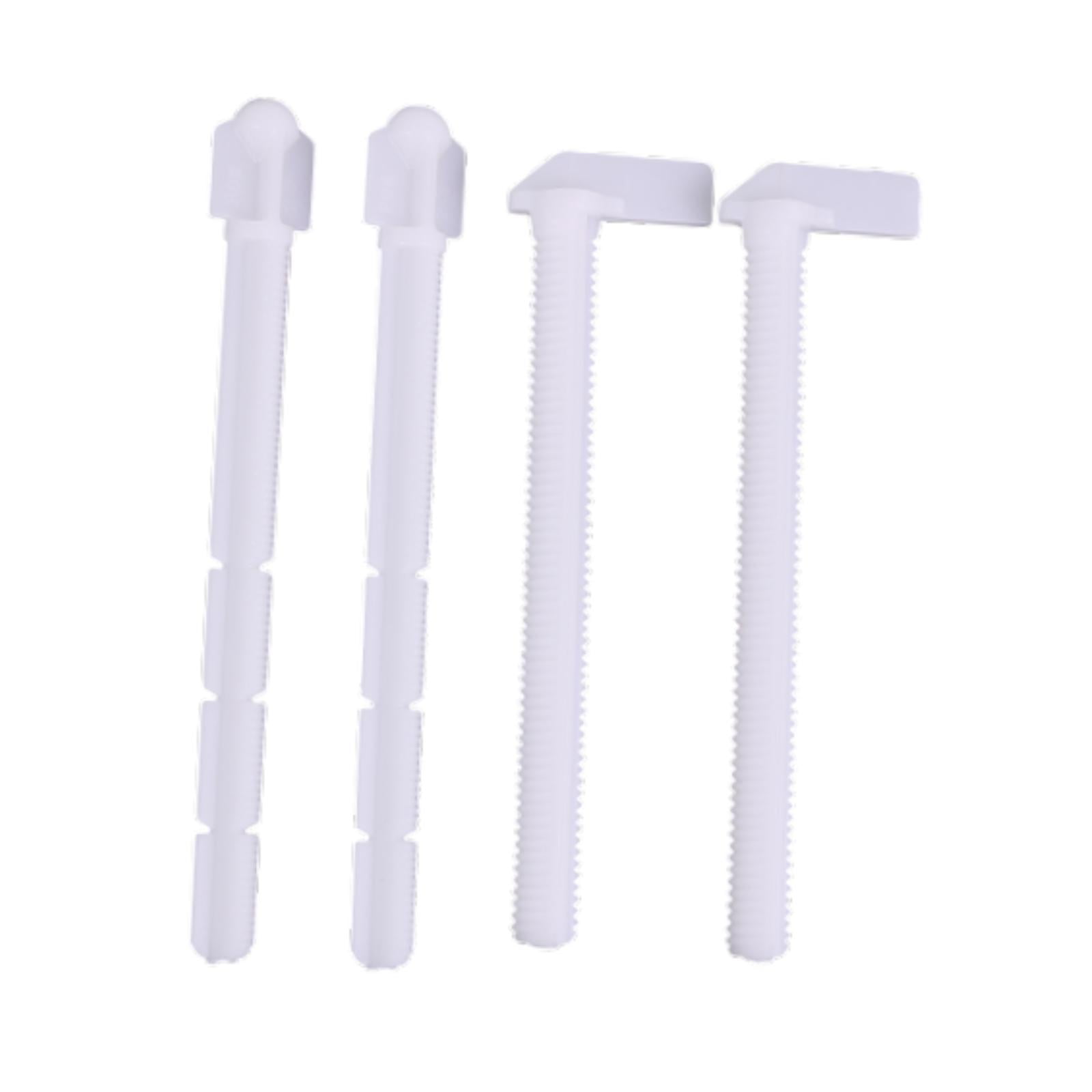 EHJRE 4Pcs Toilet Flush Tank Push Bar Set Toilet Parts for Concealed ...
