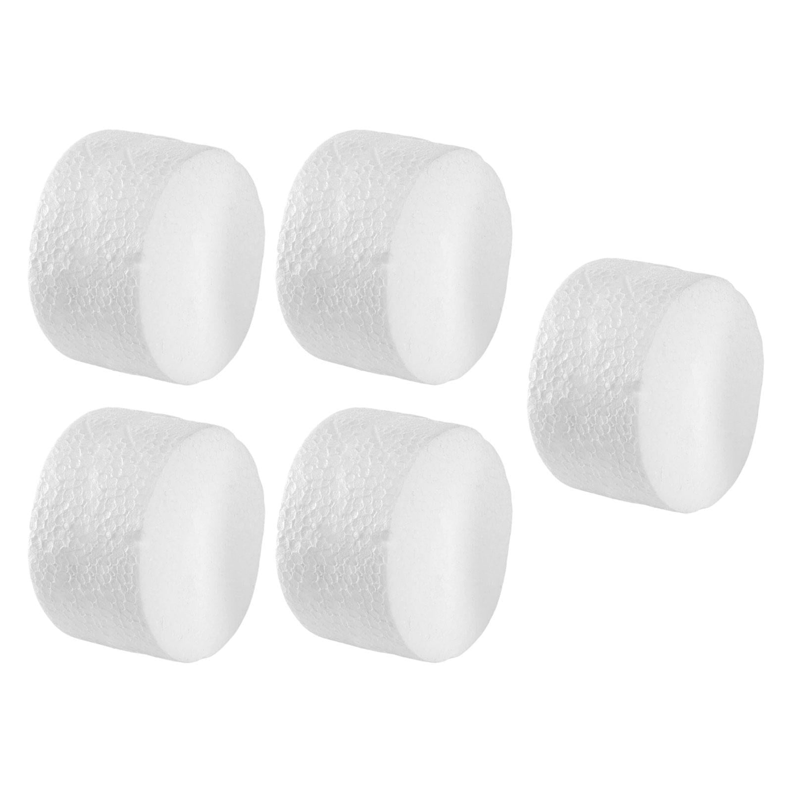 EHJRE 5 Pieces Foam Cake Dummies Round Foam Disc Multi Purpose Art ...
