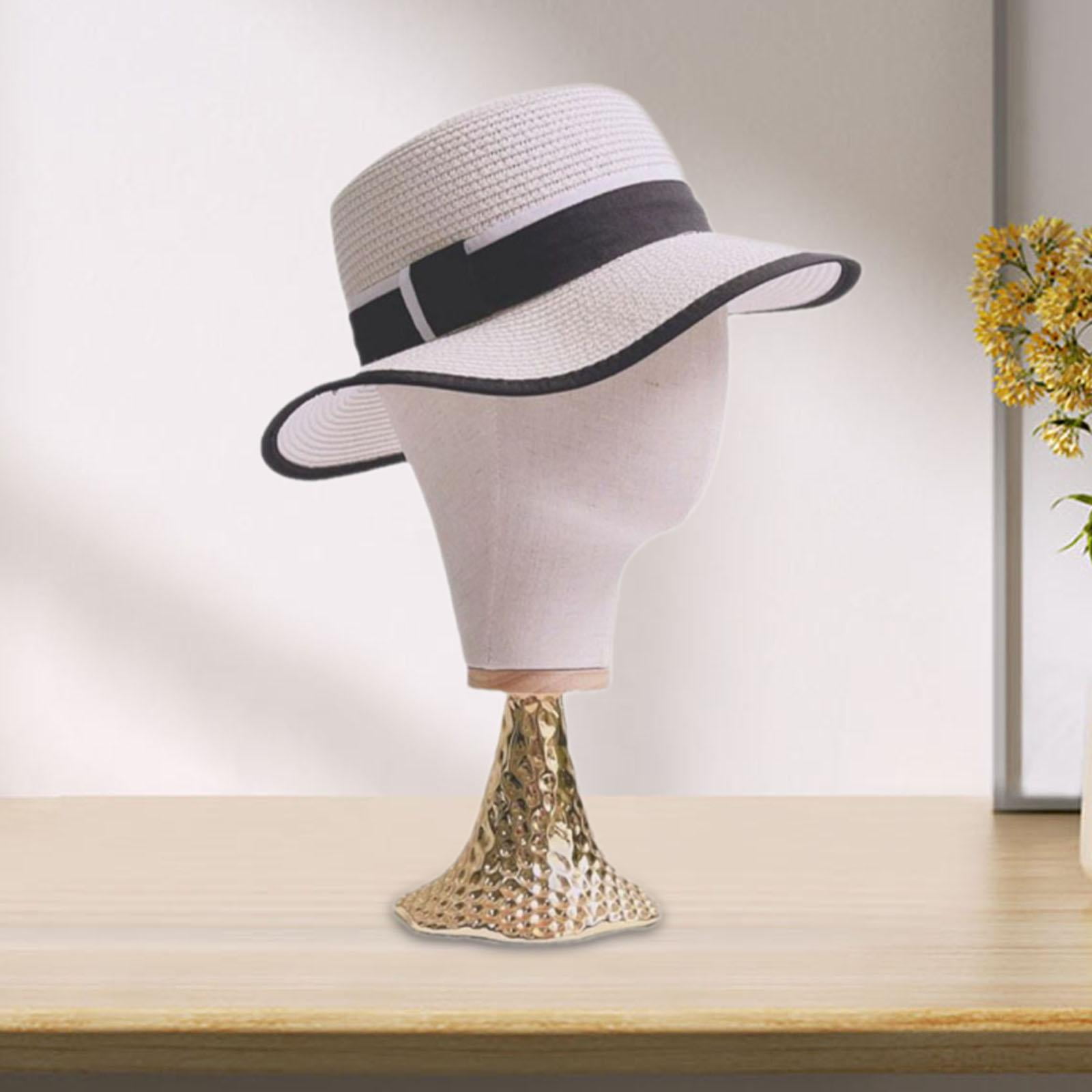 EHJRE 54cm Mannequin Head Model Hat Display Stand 15inch Height ...