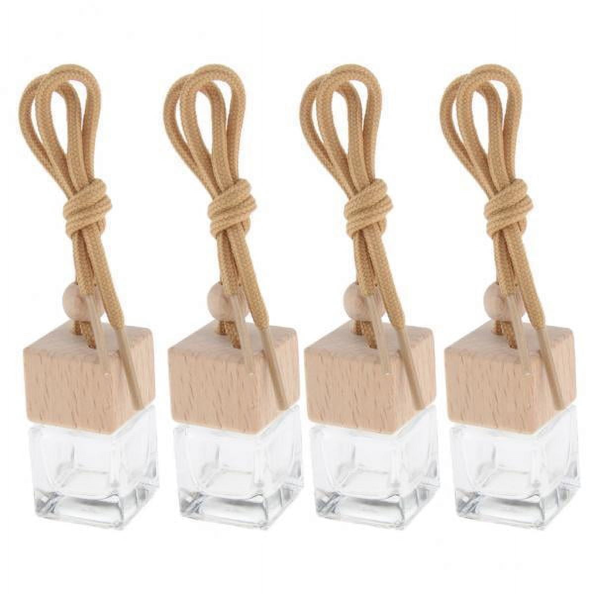 EHJRE 5x 4 Pieces 6ML Car Hanging Perfume Bottle Essential Oil Vials ...