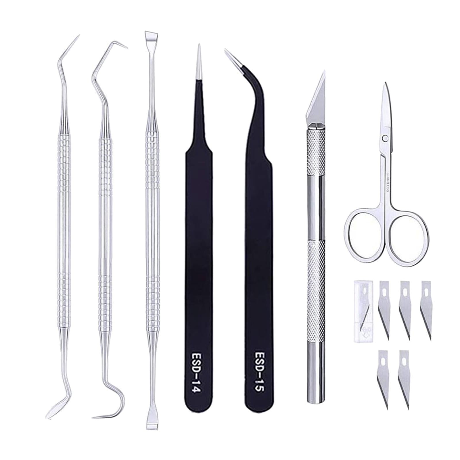 EHJRE 7 Piece Vinyl Weeding Basic Tool Kit Set for Lettering Paper ...