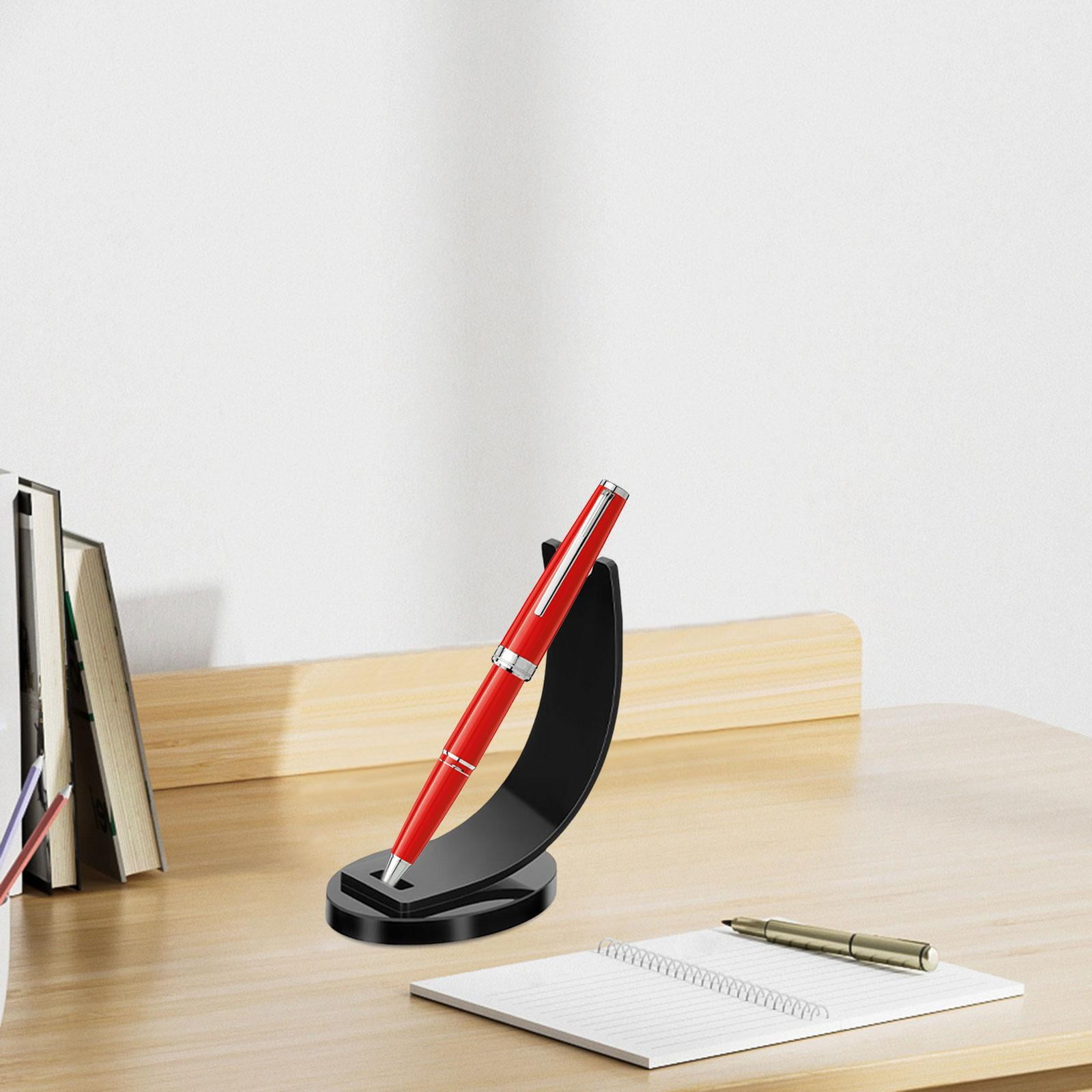 EHJRE Acrylic Pen Display Stand Pen Rack Ballpoint Pen Stable Simple ...