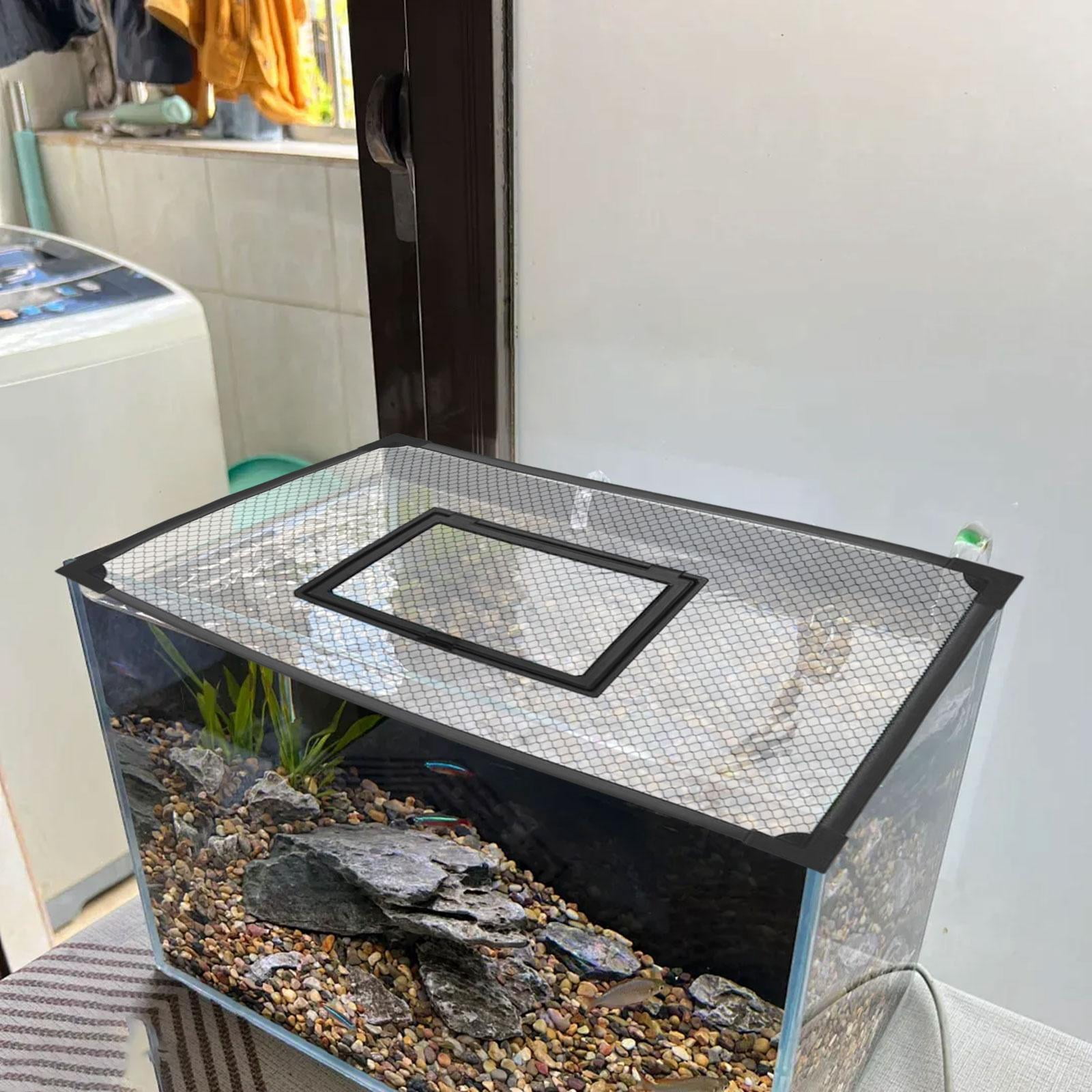 EHJRE Aquarium Anti Jumping Net DIY to Protect Jumping Out Tear ...