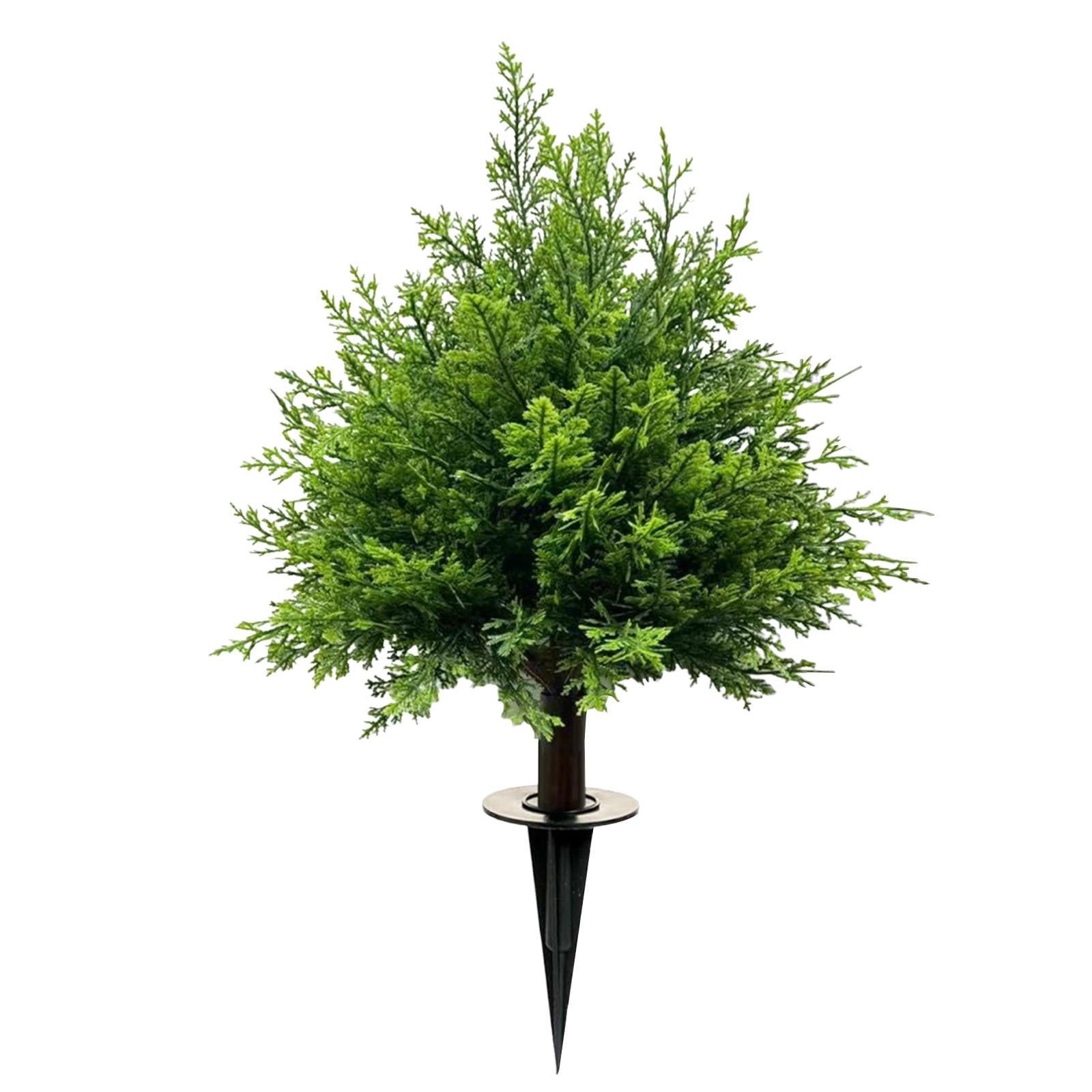 EHJRE Artificial Cedar Topiary Tree Decorative for Backyard Yard Front ...