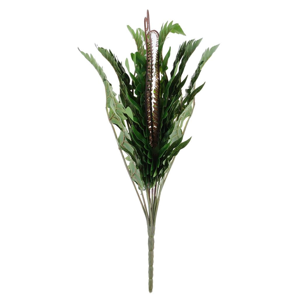 EHJRE Artificial Persian Leaf Verdurous Greenery Planting Emulate Plant ...