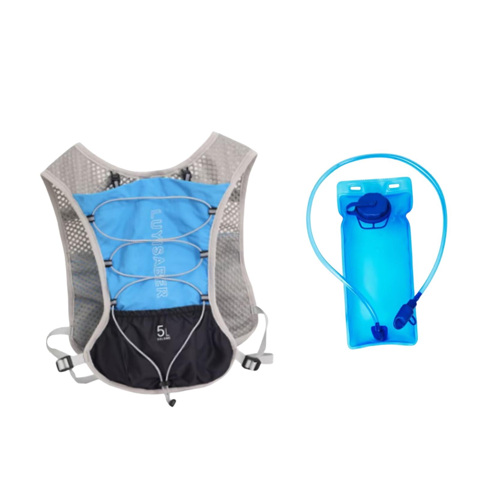 EHJRE Backpack Hydro Water Daypack with 2L Bladder for Adults Vest Blue ...