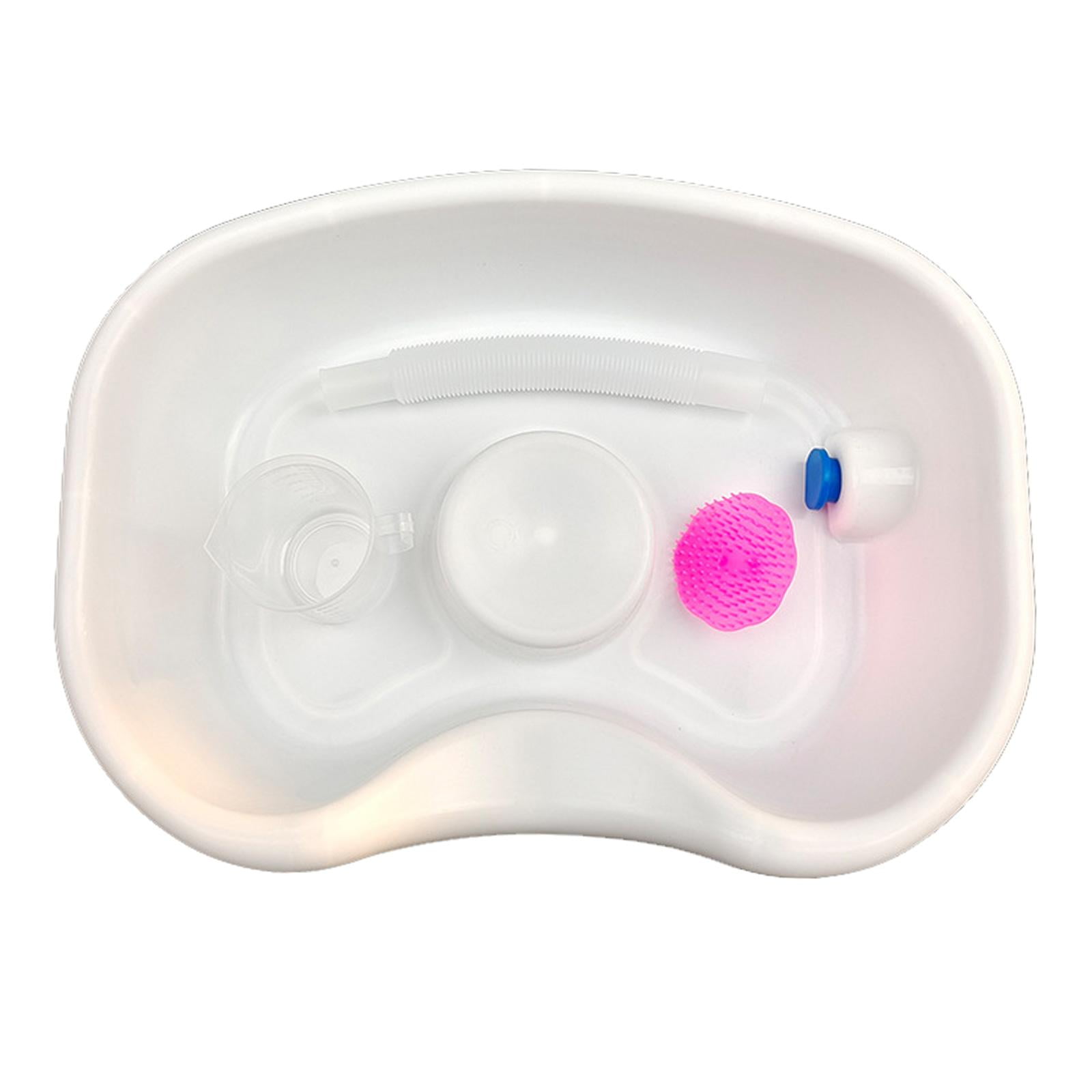 EHJRE Bedside Shampoo Basin Hair Washing Tray Sink Attachment Hair ...