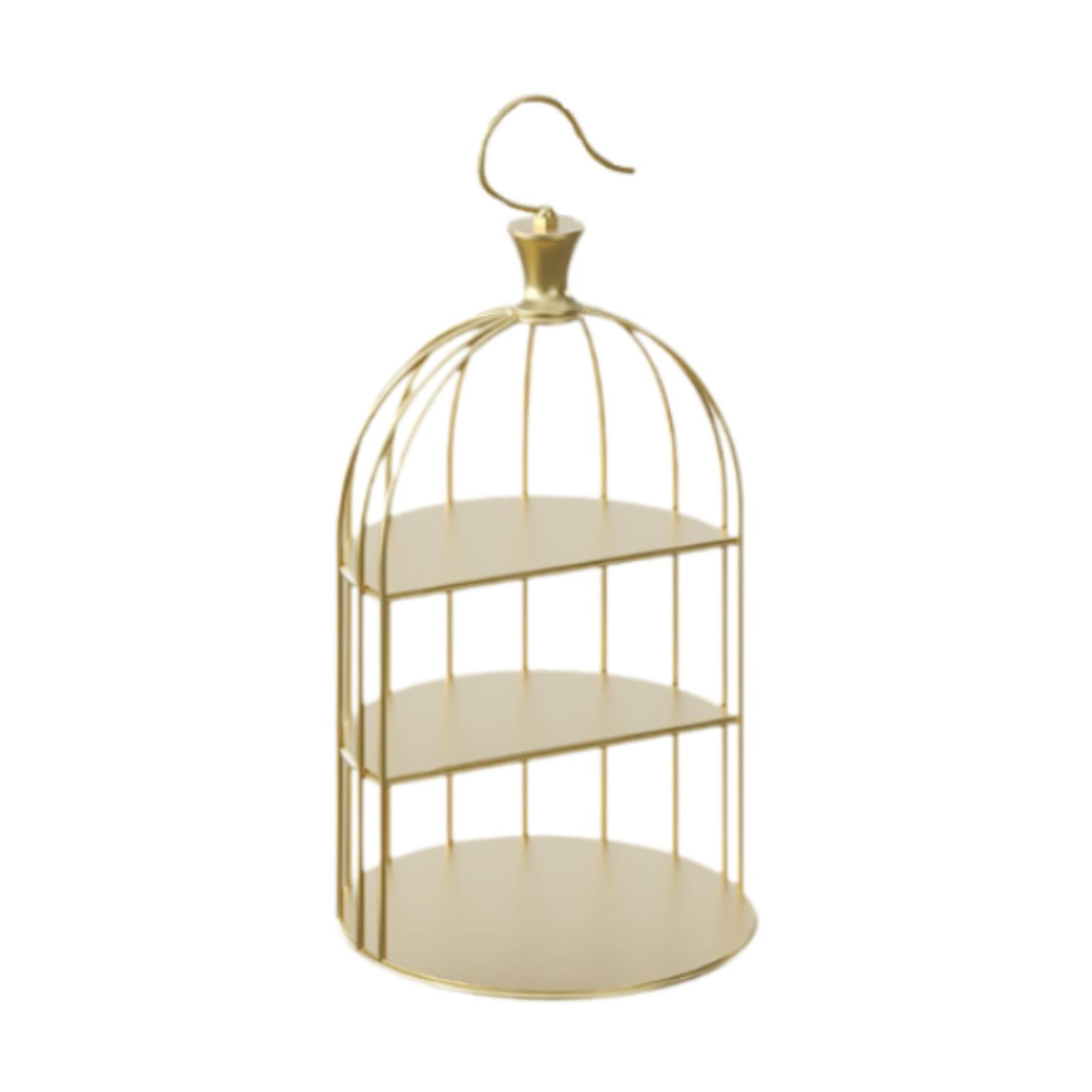 EHJRE Bird Cage Rack Cake Stand Cupcake Stand Vintage Food Rack Cake ...