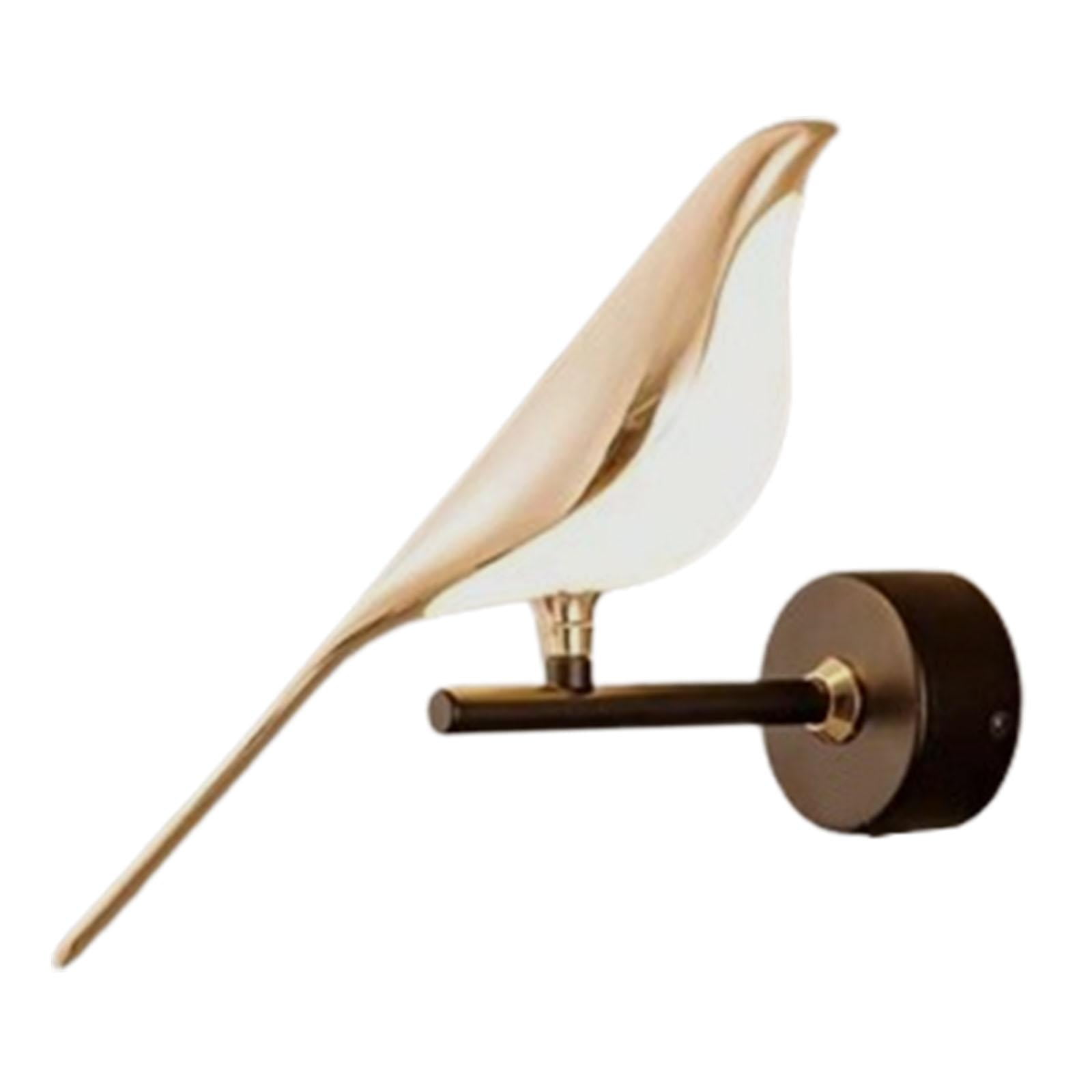 EHJRE Bird Wall Light LED Wall Light Fixtures Creative Bedroom Lamp ...