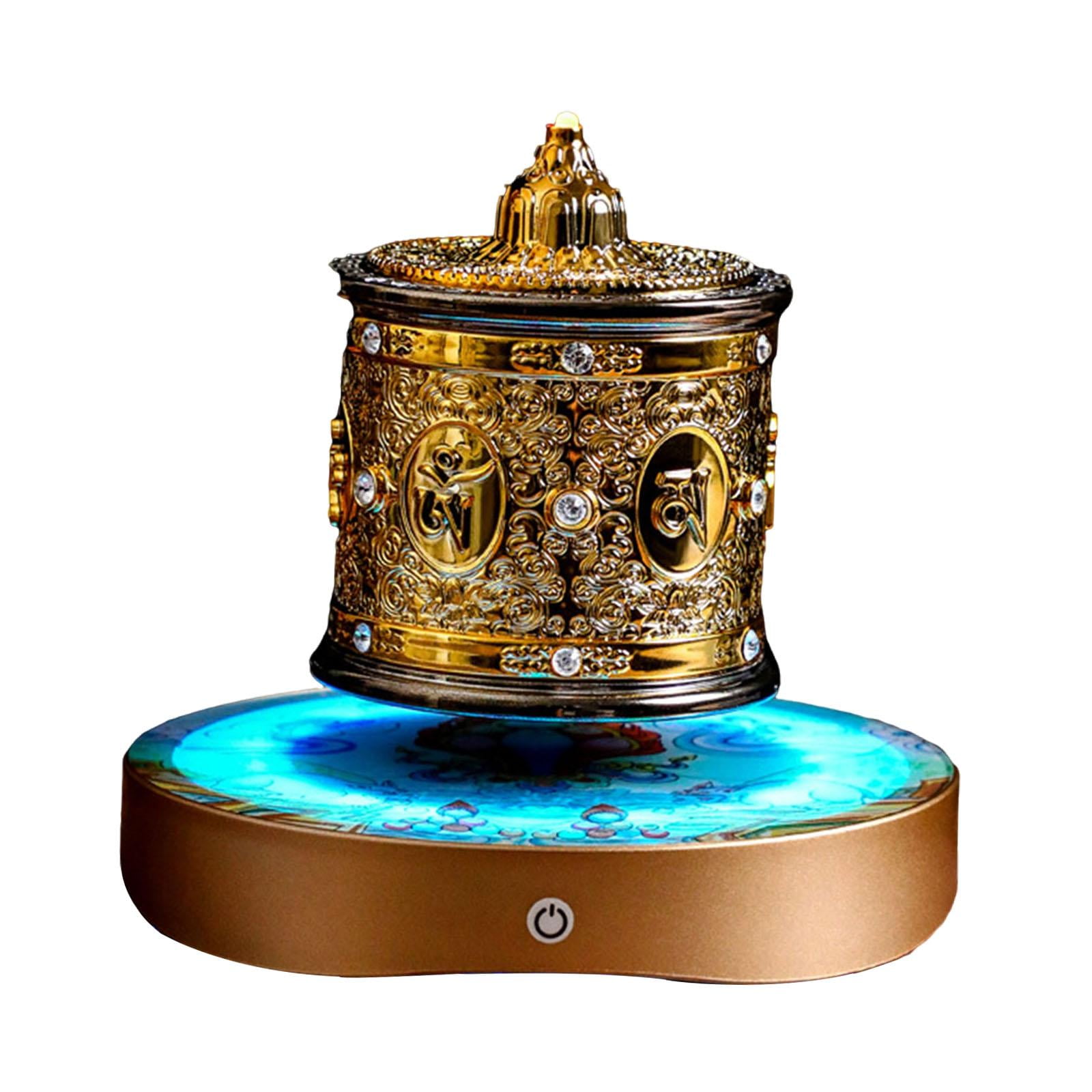 EHJRE Buddhist Prayer Wheel Blessing with Mantra for Household Table ...