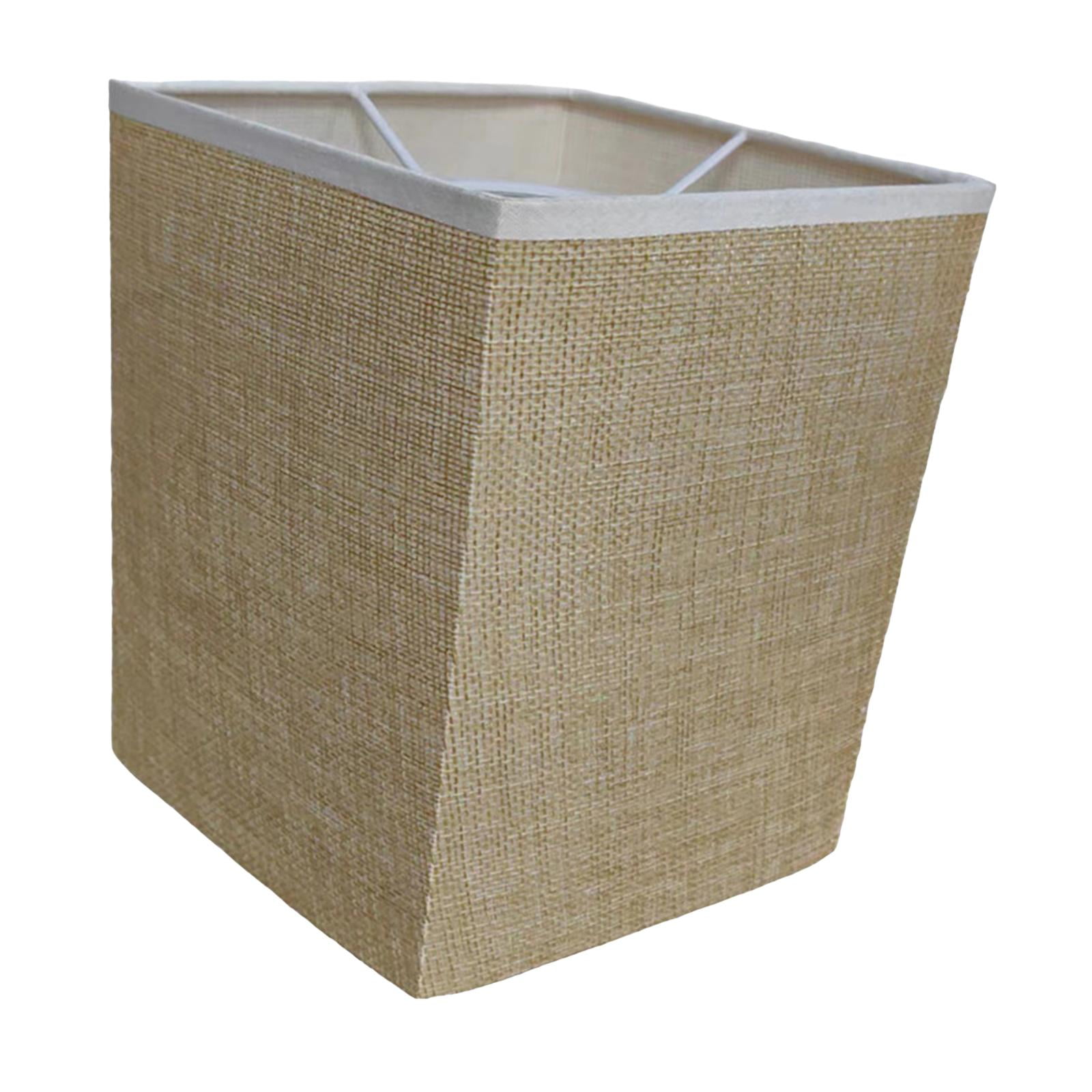 EHJRE Burlap Lampshade Barrel Fabric Lampshade Standing Lamp ...