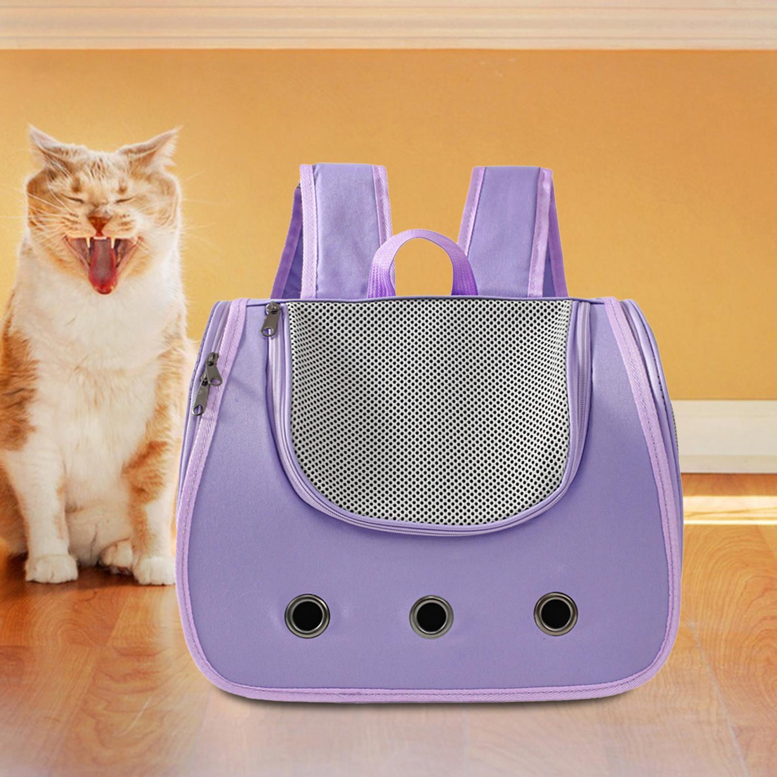 EHJRE Cat Backpack Carrier Cat Dog Backpack Bag Animal Carrier ...