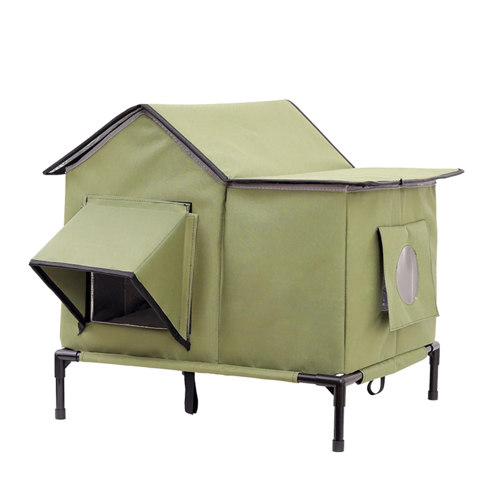 EHJRE Cat House Dog House Oxford Fabrics Easy to Clean Protection ...