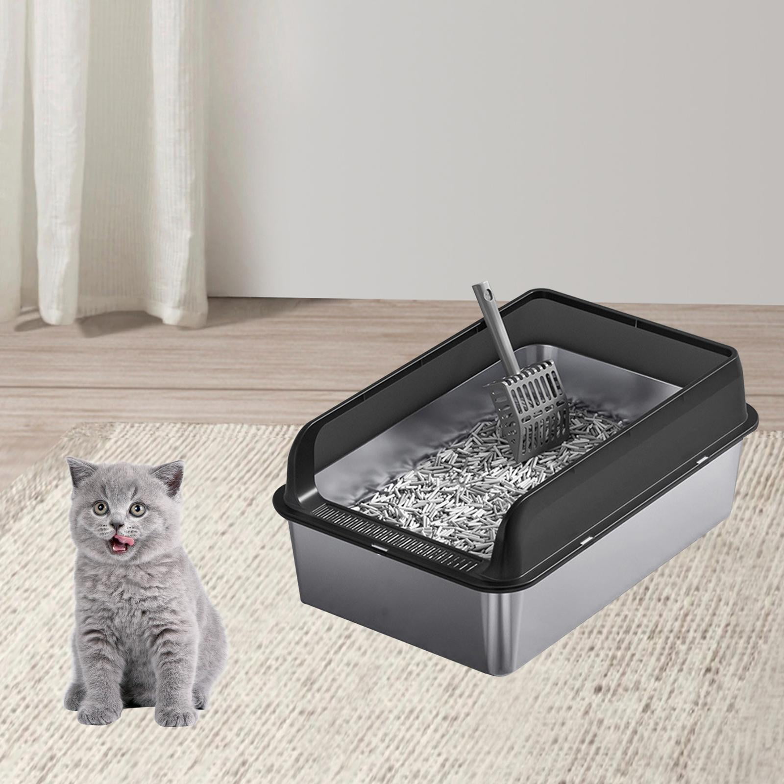 EHJRE Cat Litter Kitten Potty Toilet Cat Sand Box Cats Sand Basin ...