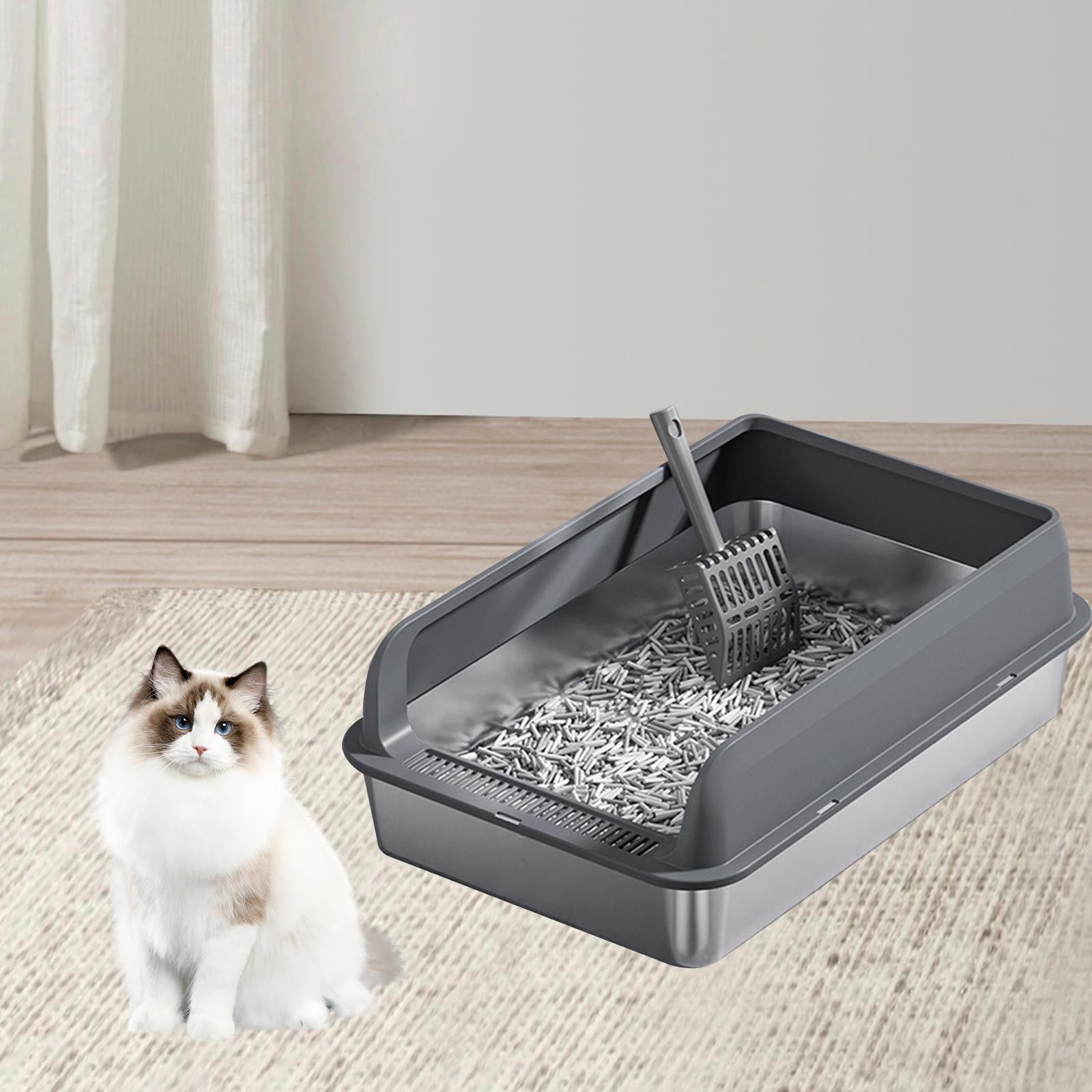 EHJRE Cat Litter Kitten Potty Toilet Cat Sand Box Cats Sand Basin ...