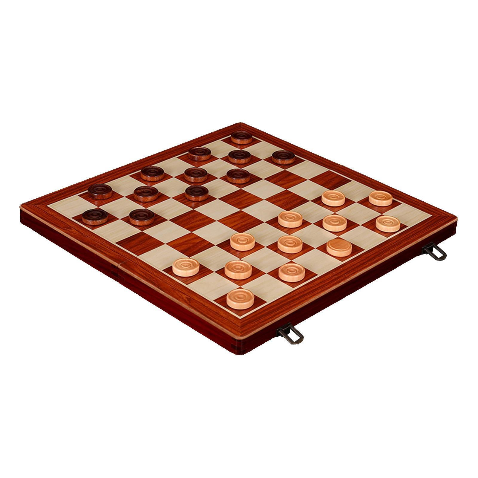 EHJRE Chess Set Board,Chess Checkers Board Game Set,Family Board Games ...