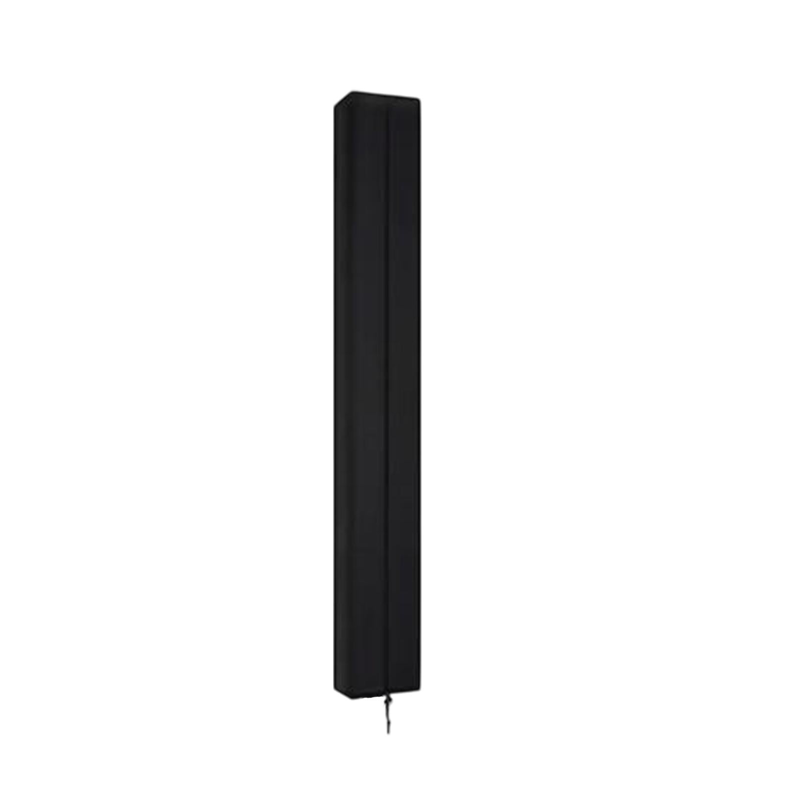 EHJRE Clothes Drying Rack Closure Rotary Clotheslines 16x16x180cm Black ...