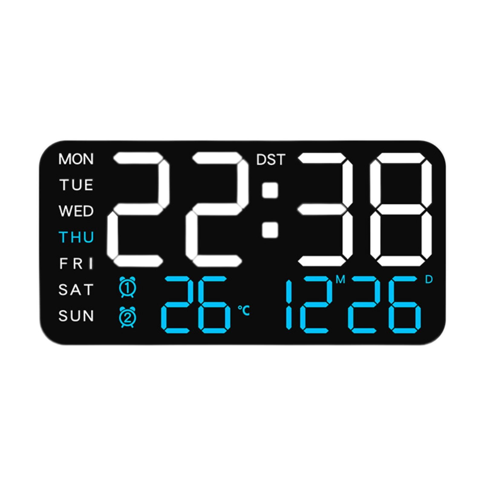 EHJRE Digital Alarm Clock Electric Clocks with LED Time Display ...