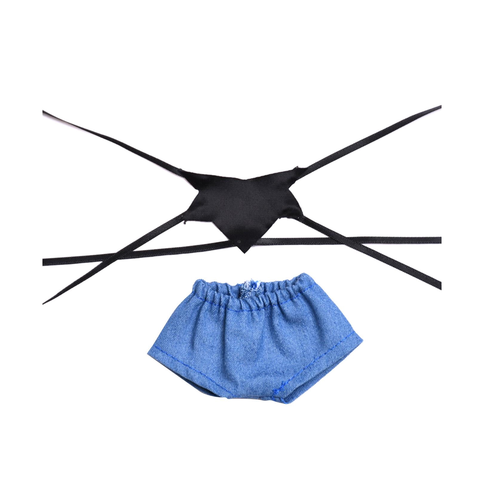 EHJRE Doll Crop Top and Jeans 17 cm Doll Clothes Collectible DIY Photo ...