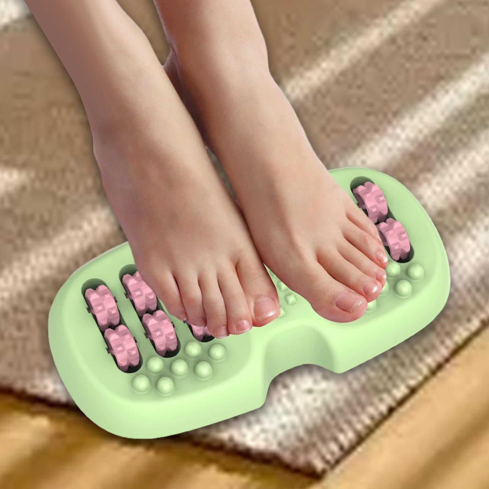 EHJRE Dual Foot Massager Roller, Reflexology Tool, Shiatsu Massage Foot ...