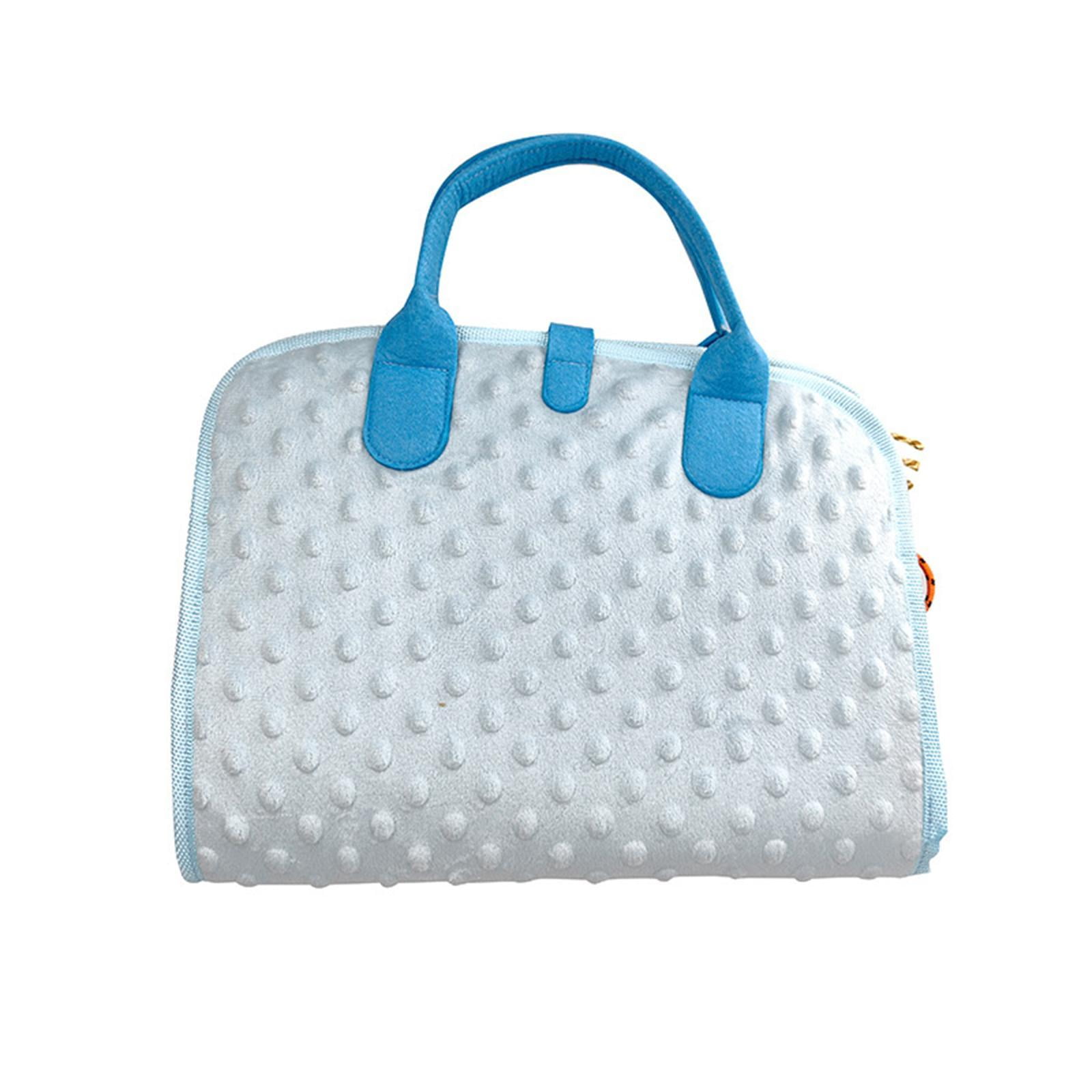 EHJRE Fidget Blanket Educational Learning Gift Assorted Textured ...