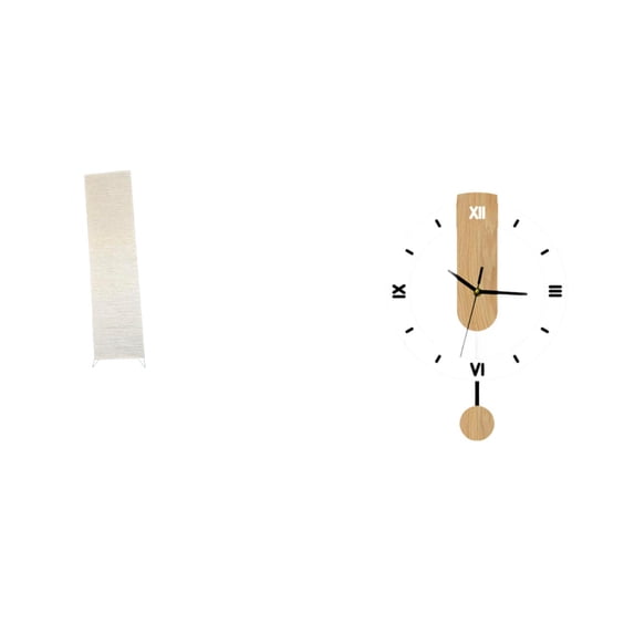 EHJRE Floor Lamp Shade Minimalist Lampshade Light Cover Wall Clock ...