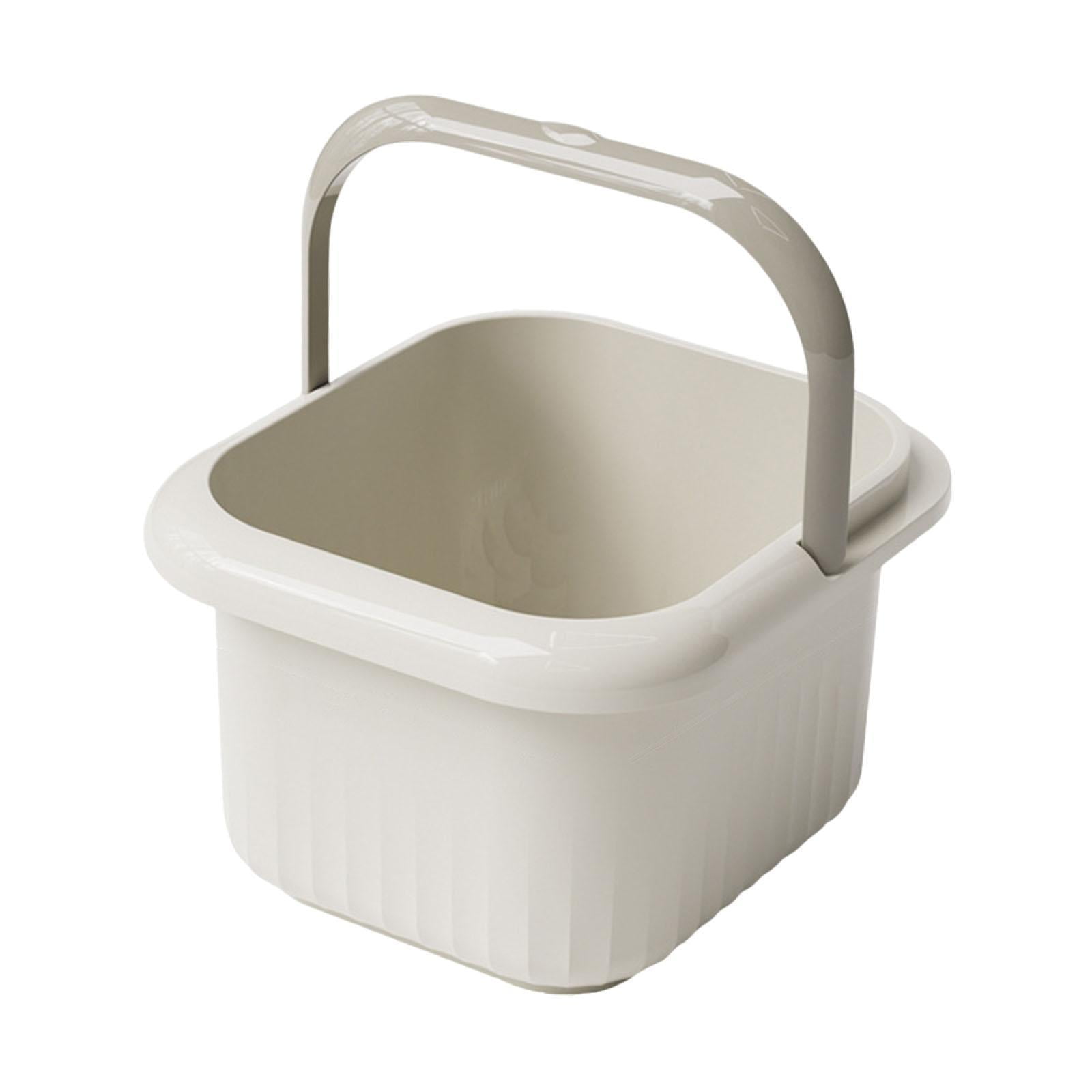 EHJRE Foot Bath Soak Tub Foot Soaker Basin Wash Bucket for Hotel ...