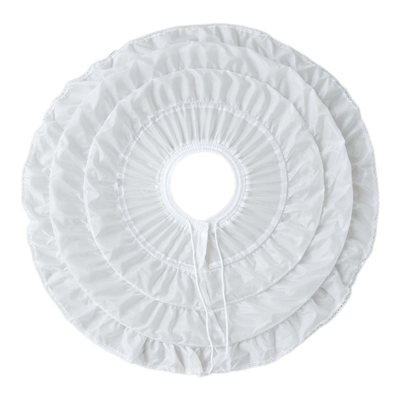 EHJRE Girl 3 Hoops Petticoat Decor Bustle Trendy Fancy Dress Child ...