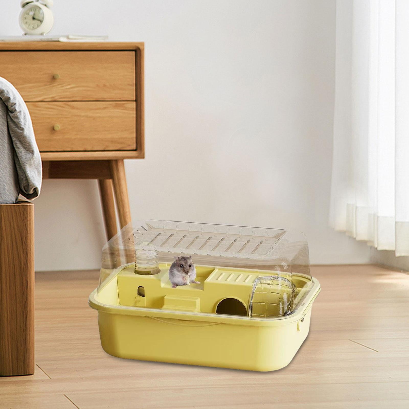 EHJRE Hamster Cage Hamster Habitat Open Roof,Exercise Playing House ...